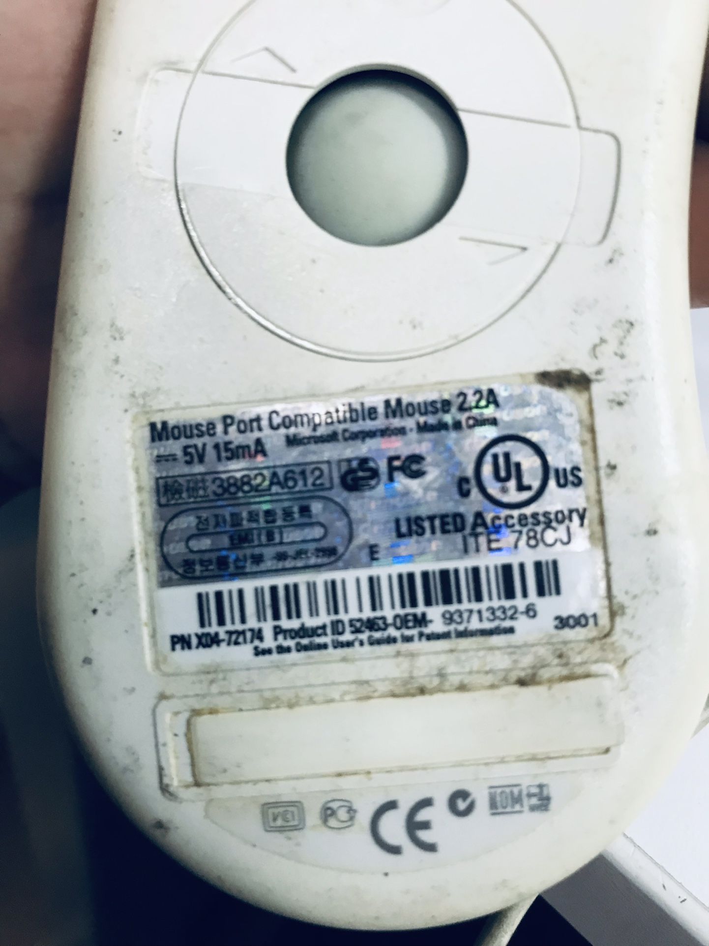 Lot Of 8 Microsoft Intelli mouse Optical 1.1A 2.2A Gaming Mouses Plus ...