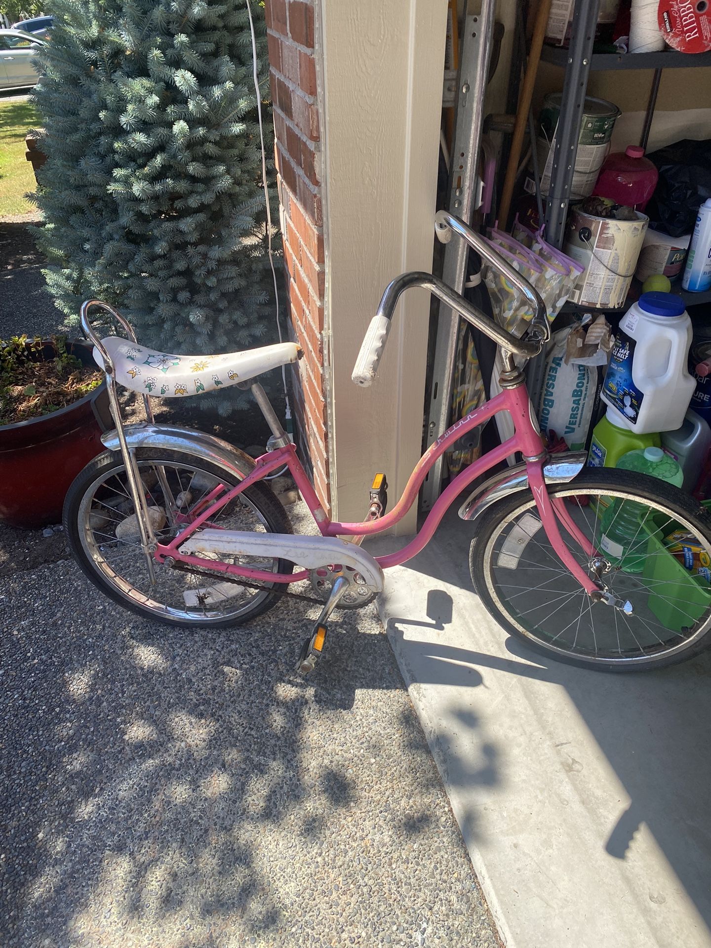 Lady Pink Vintage Bicycle