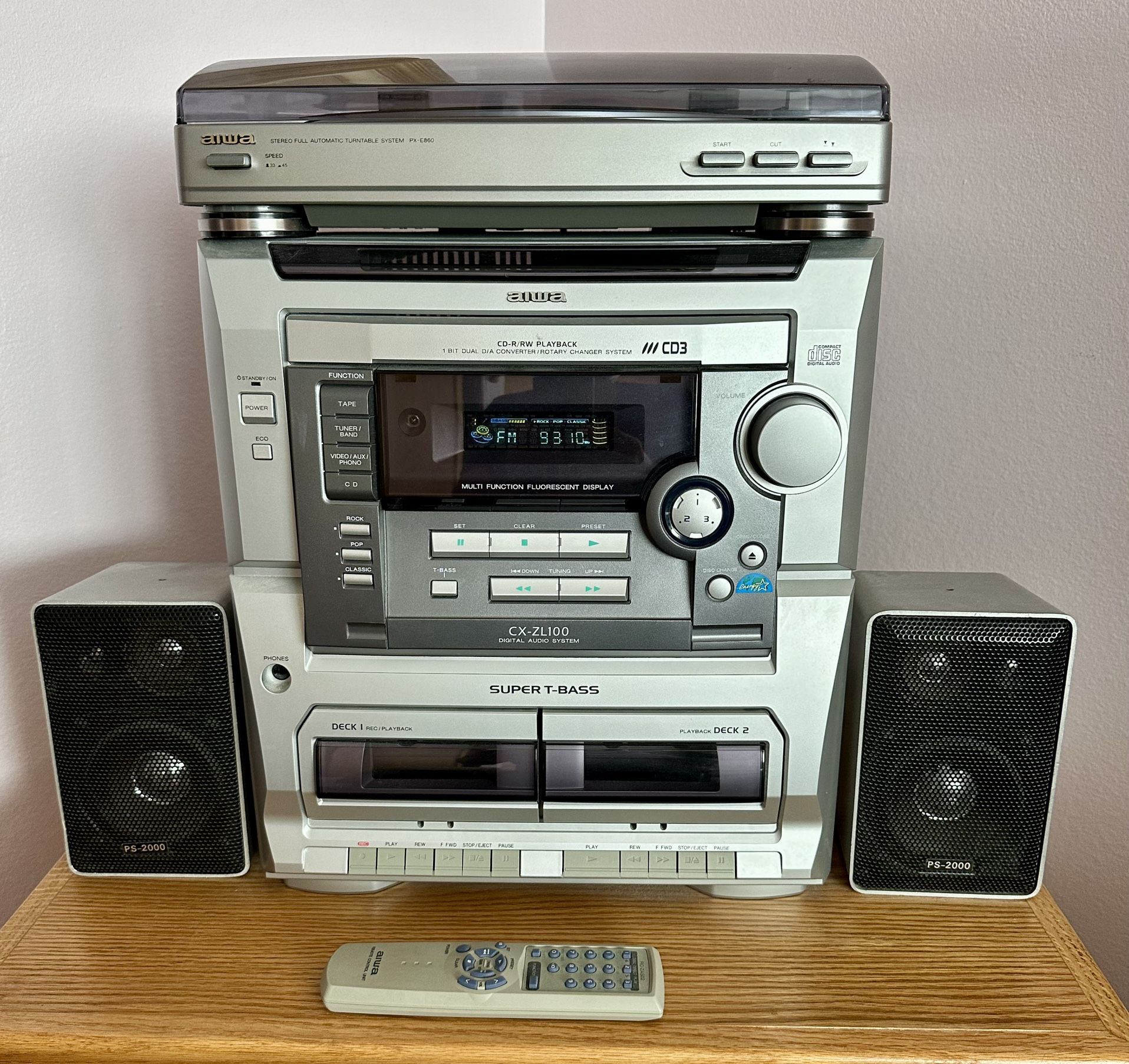 AIWA CX-ZL100 Stereo / w PX-E860 Turntable for Sale in Anaheim, CA ...
