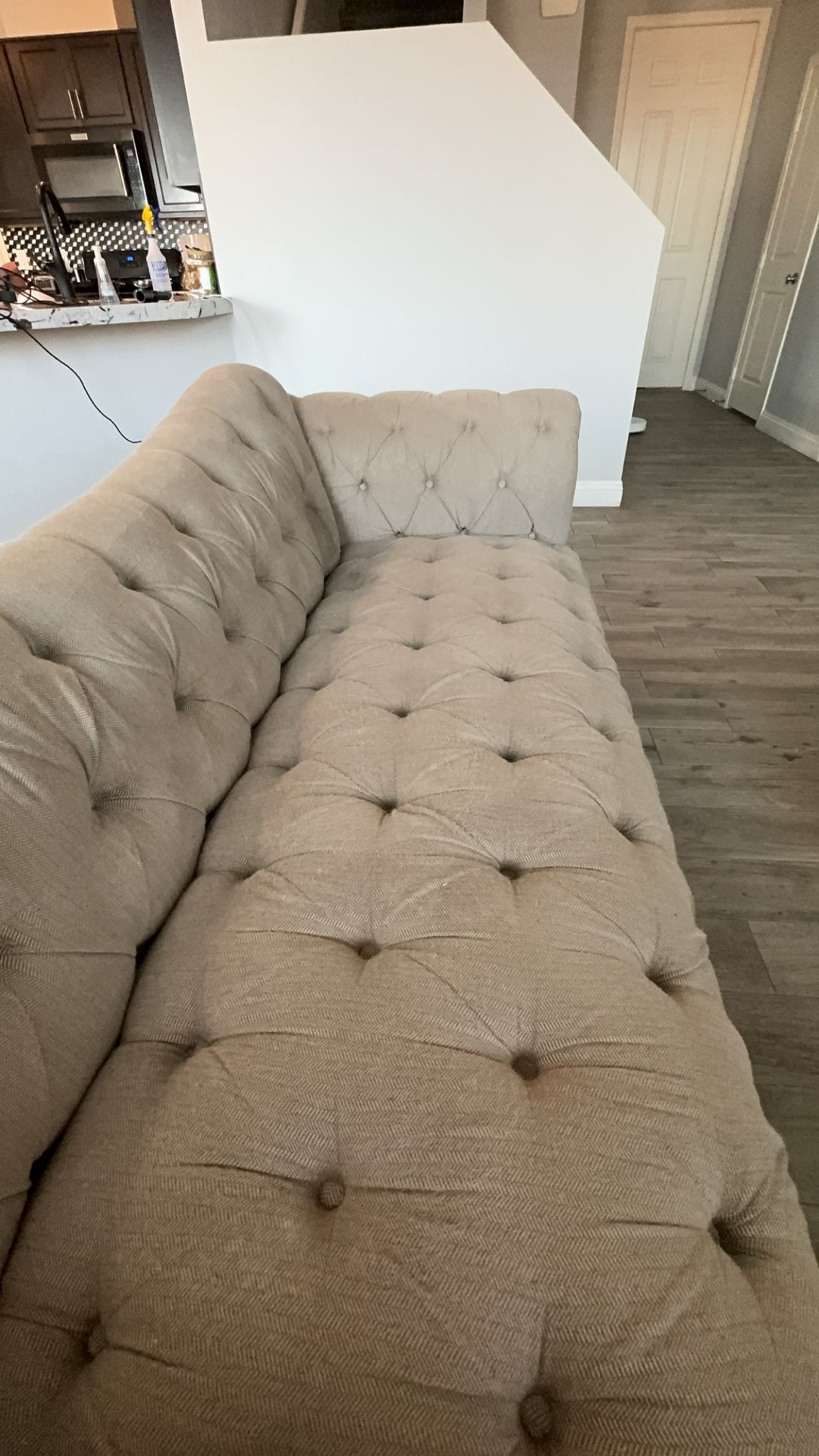 Tufted Sand Couch for Sale in Las Vegas, NV - OfferUp