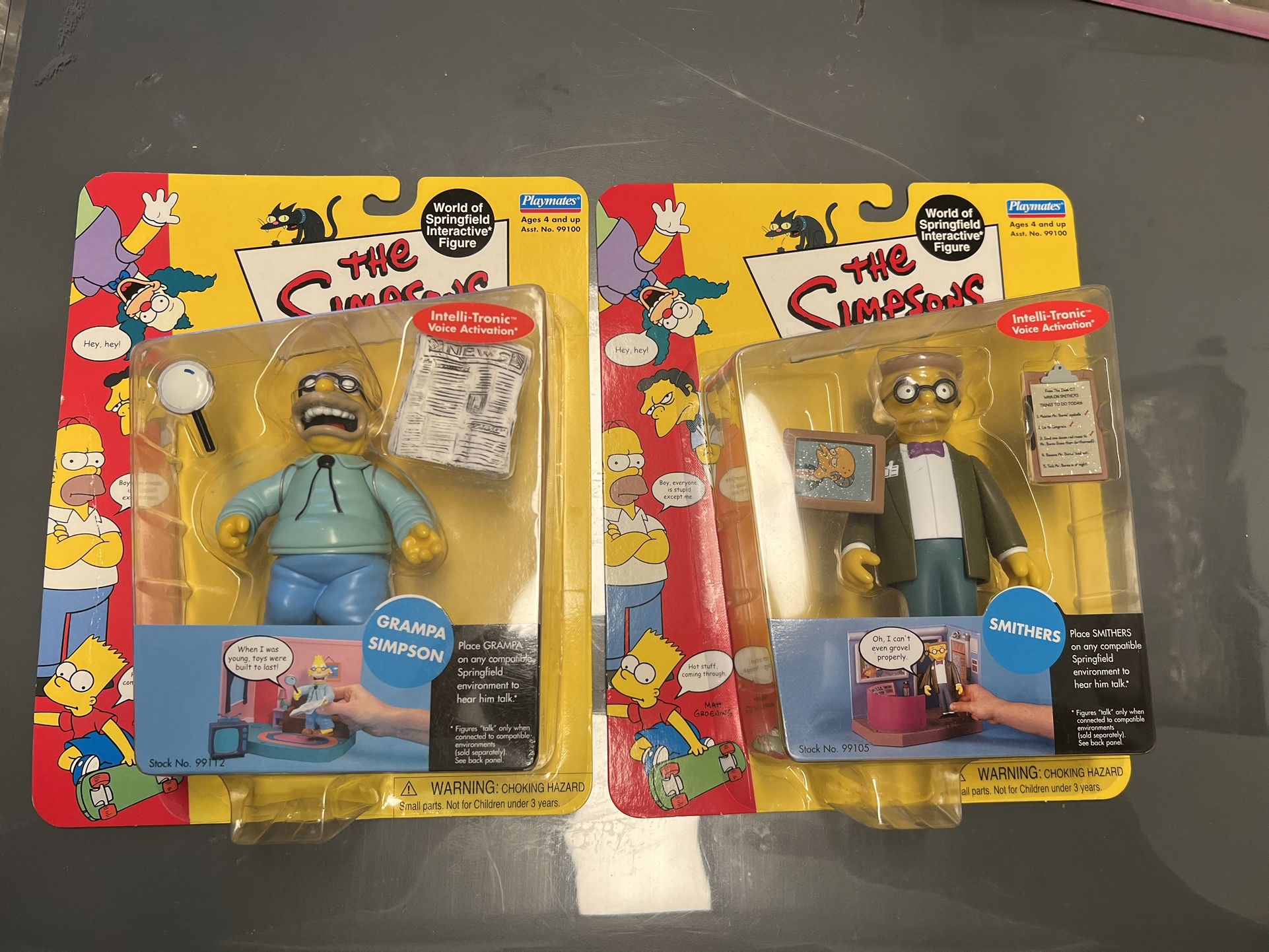Mint The Simpsons World of Springfield - Grampa Smithers Simpson Figure ...