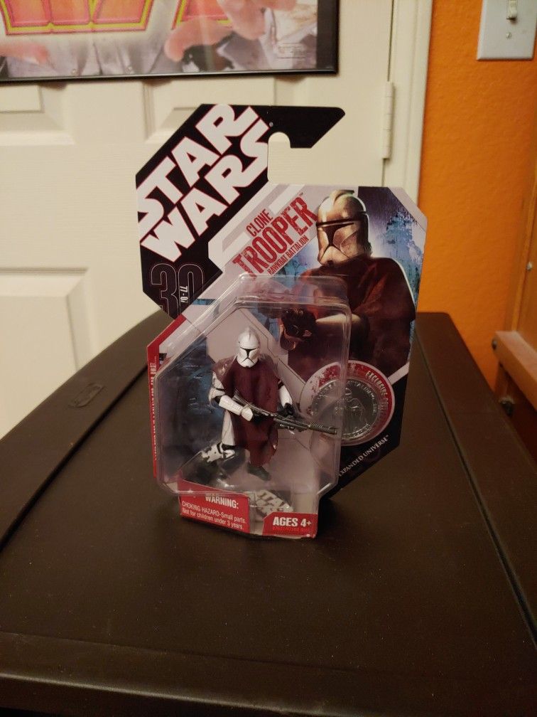 STAR WARS 30TH ANNIVERSARY EXPANDED UNIVERSE CLONE TROOPER HAWKBAT ...