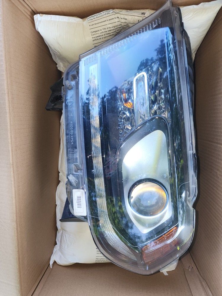 Pair Oem Front Headlamp Headlight HID W/ LED DRL For Dodge Durango 2014 ...