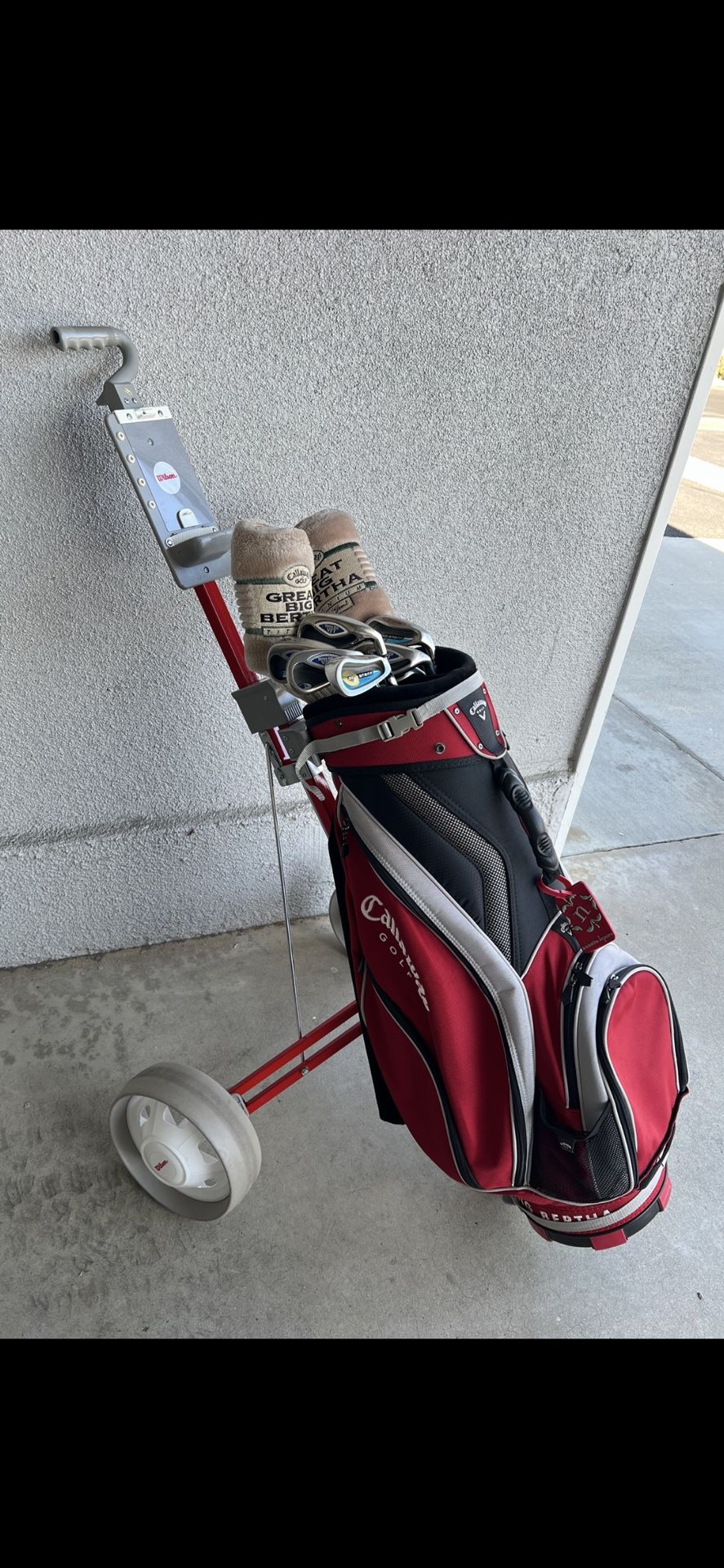 Beautiful and Complete Golf Set with Original Callaway Bag and Pull ...