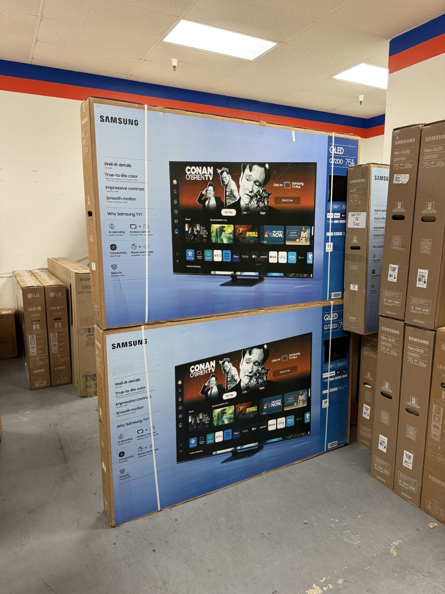 75” Samsung QLED Q72D 4K UHD Smart Tv for Sale in Santa Fe Springs, CA ...