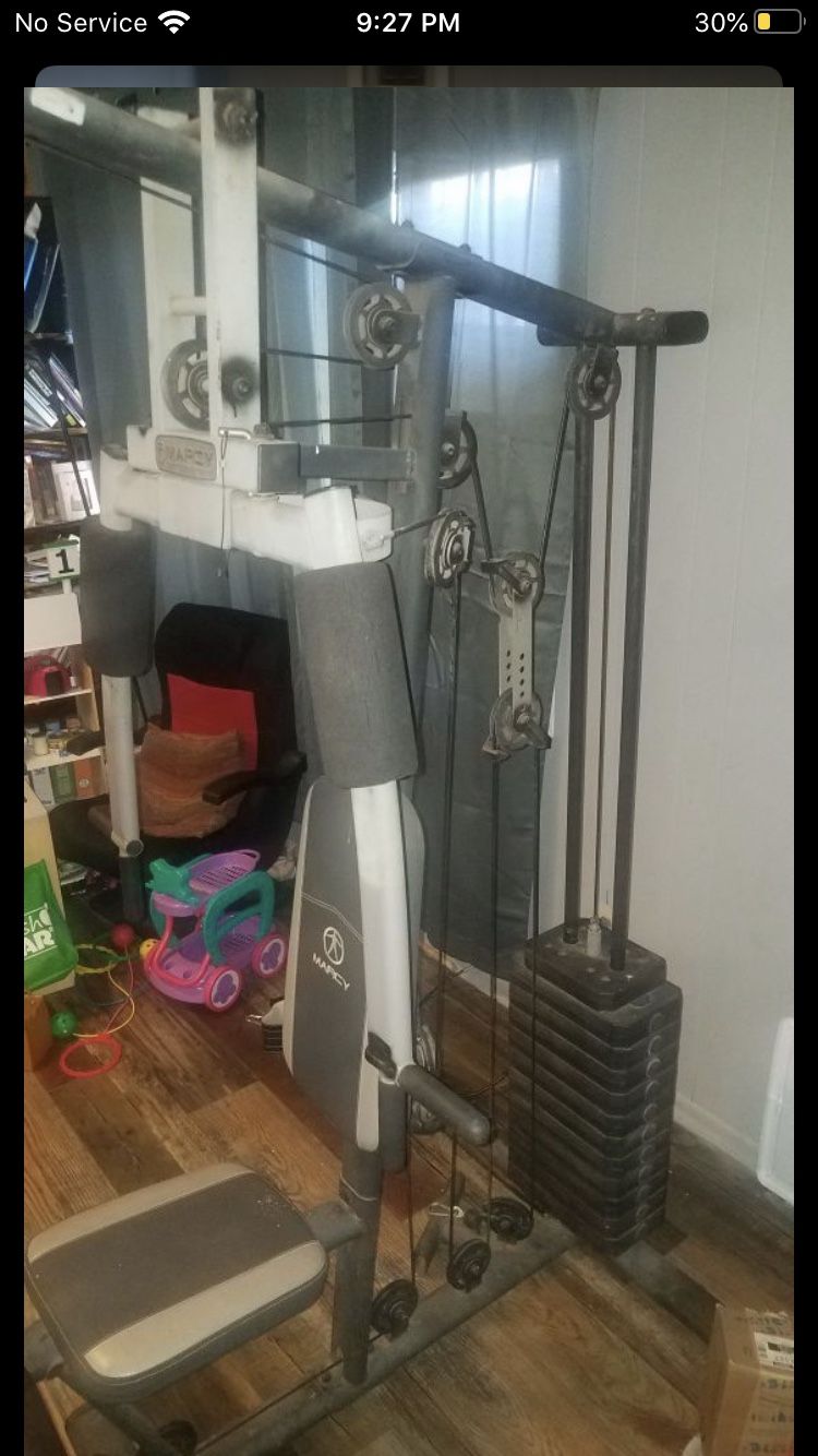 MARCY HOME GYM WEIGHT STACK CABLES for Sale in Mentone, CA - OfferUp