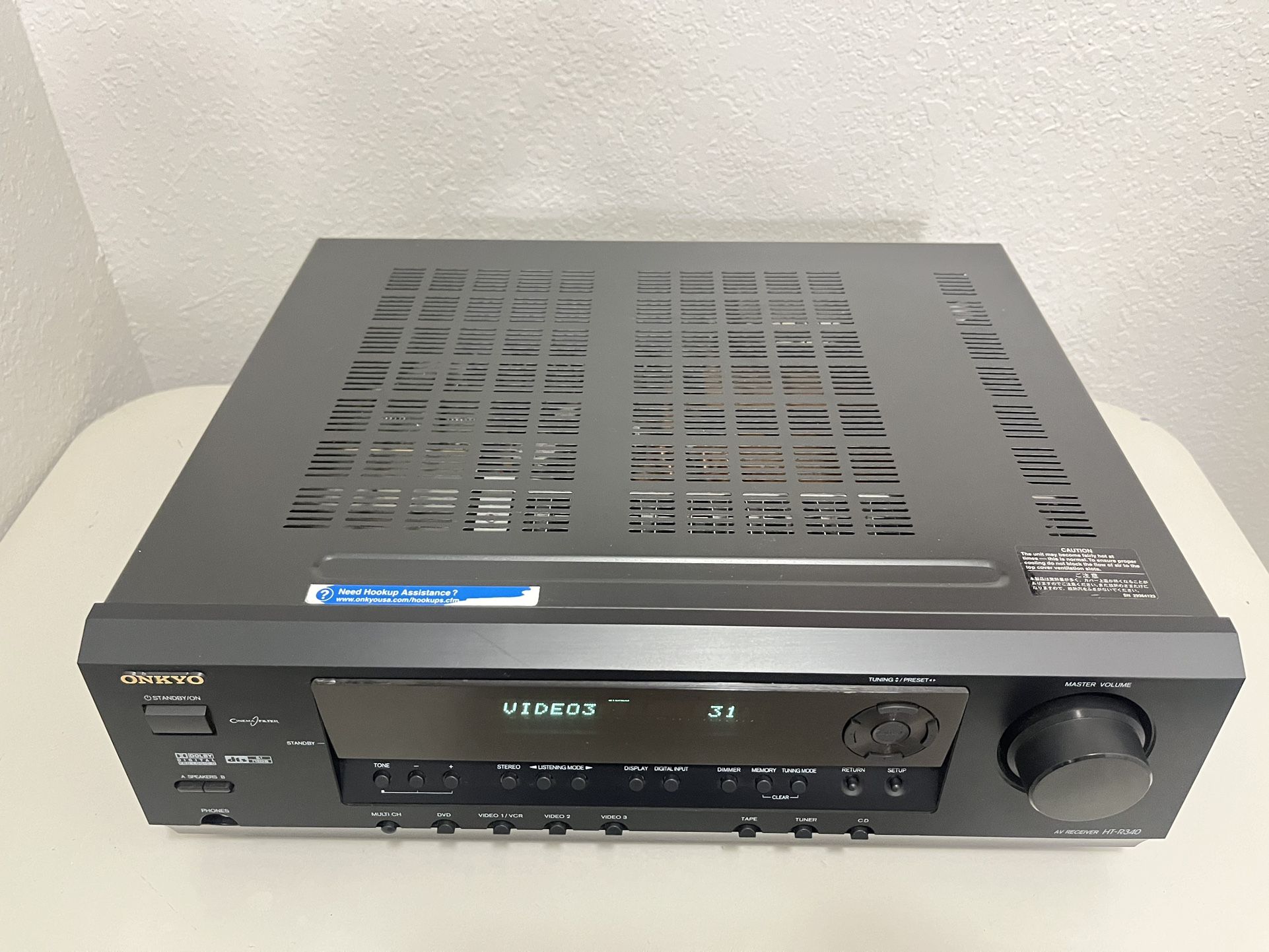 Onkyo Surround Sound Home Theater Stereo Receiver for Sale in Irving ...