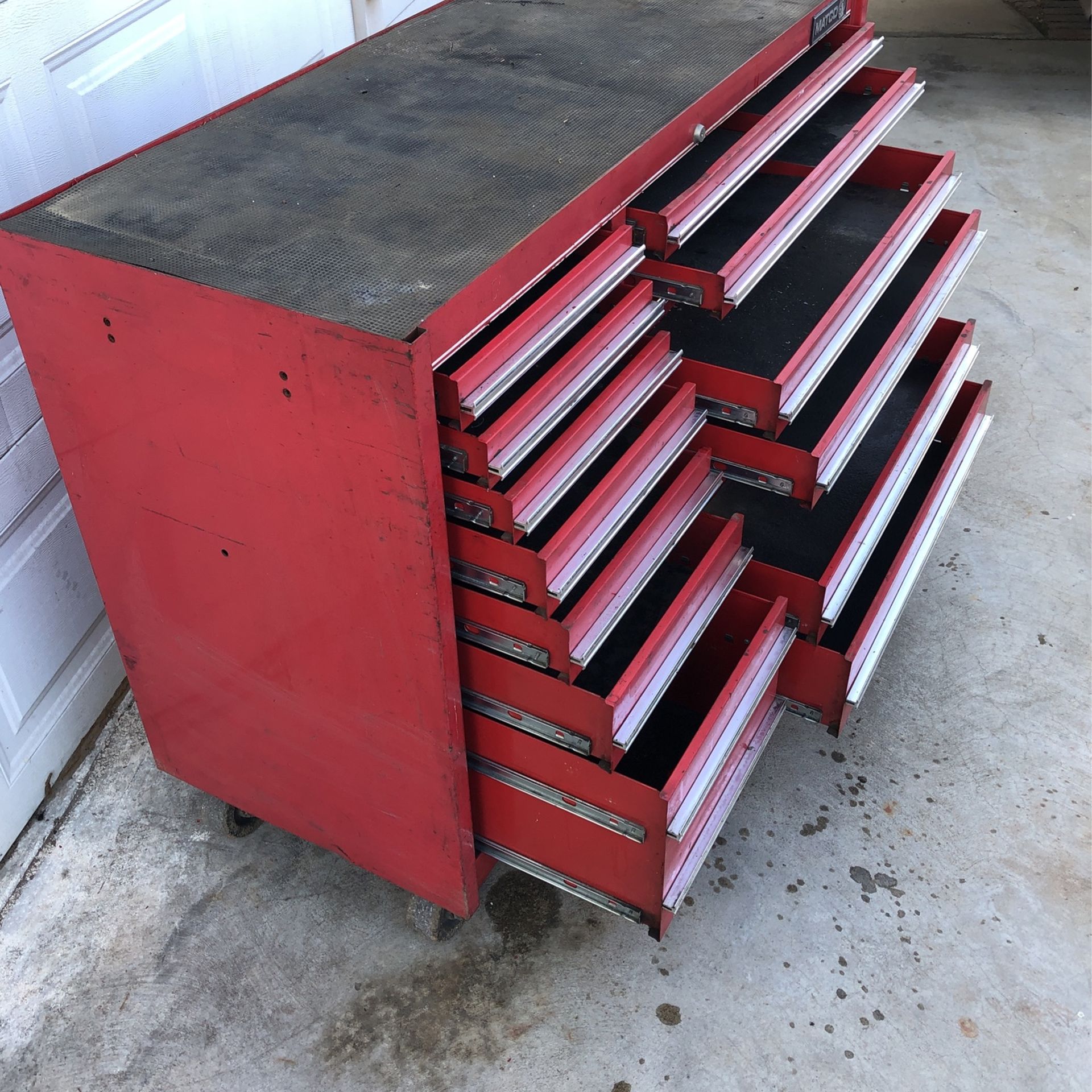 15 Drawer Matco 52” Tool Box Mb1320 Rollaway for Sale in Los Angeles ...