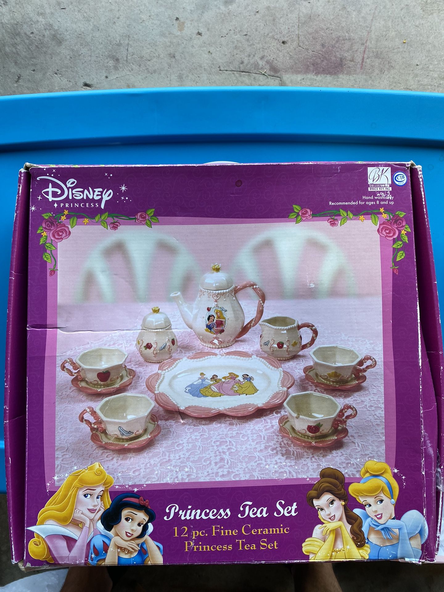 Disney Princess 12 Pc. Ceramic Princess Tea Set for Sale in New Castle ...