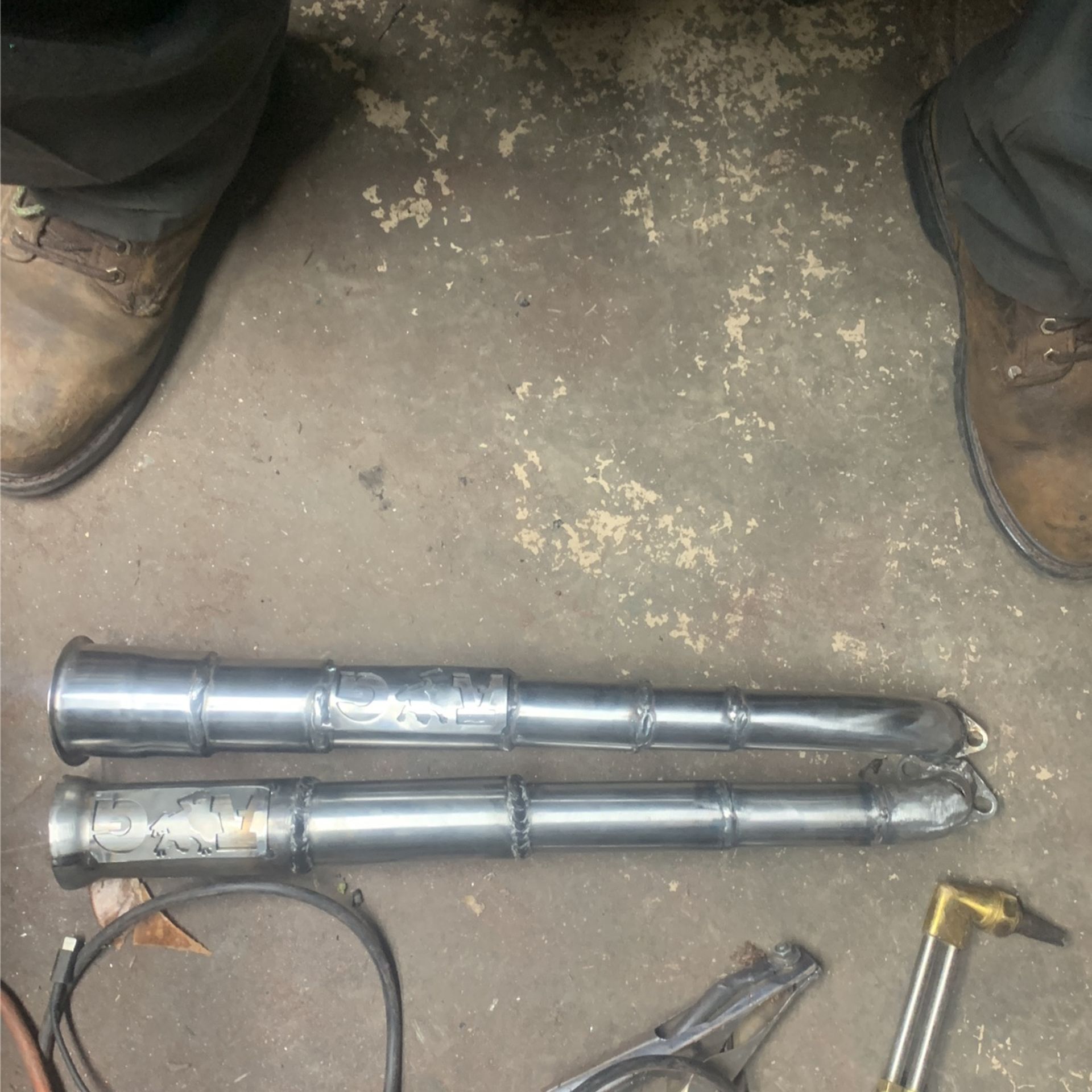 Mini Bike Trumpets Stage 5-6center/ Side Pipes for Sale in San Jacinto ...