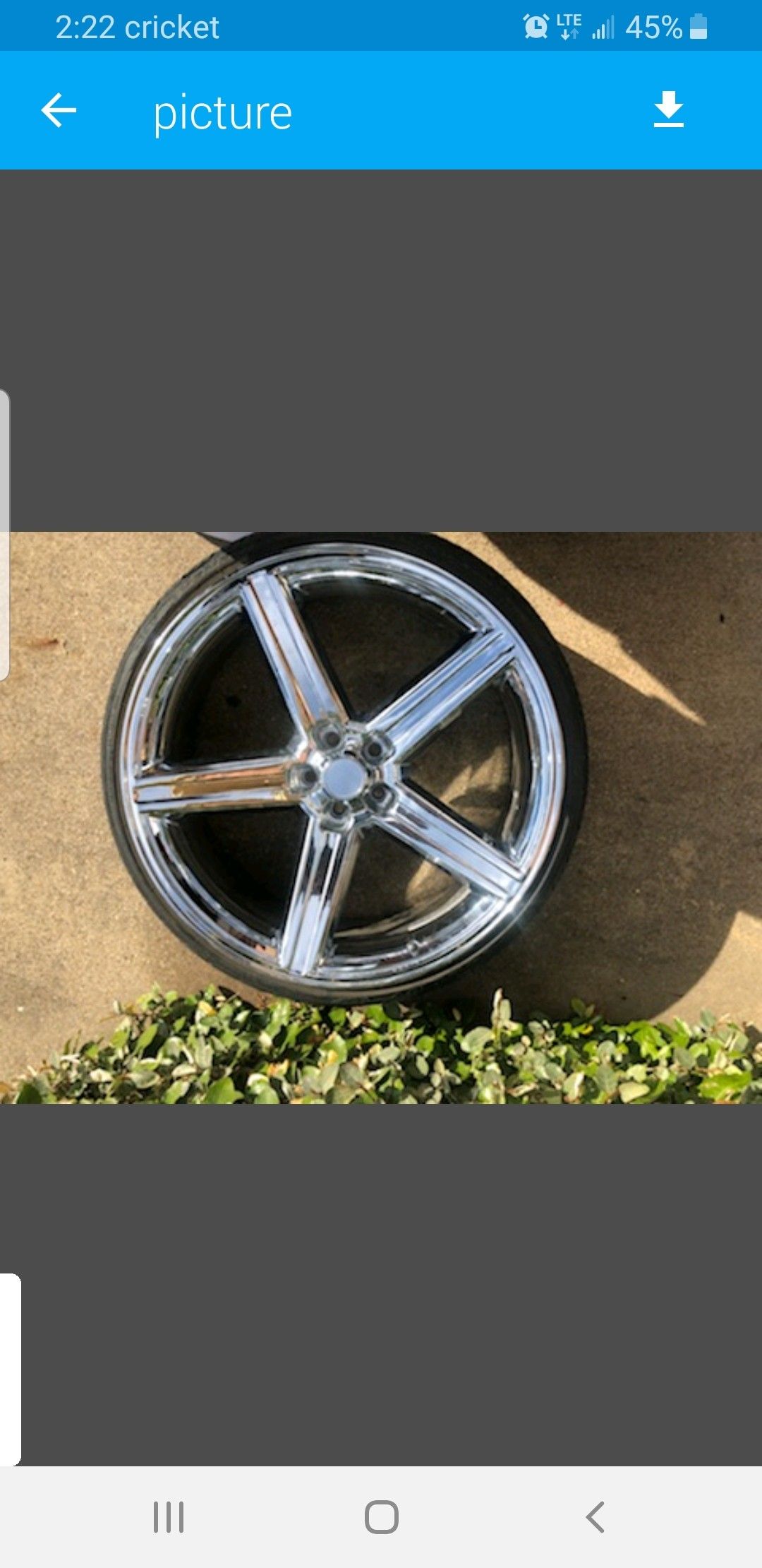 4-5 lug 24 inch chrome i rock rims for sale for Sale in DeSoto, TX ...