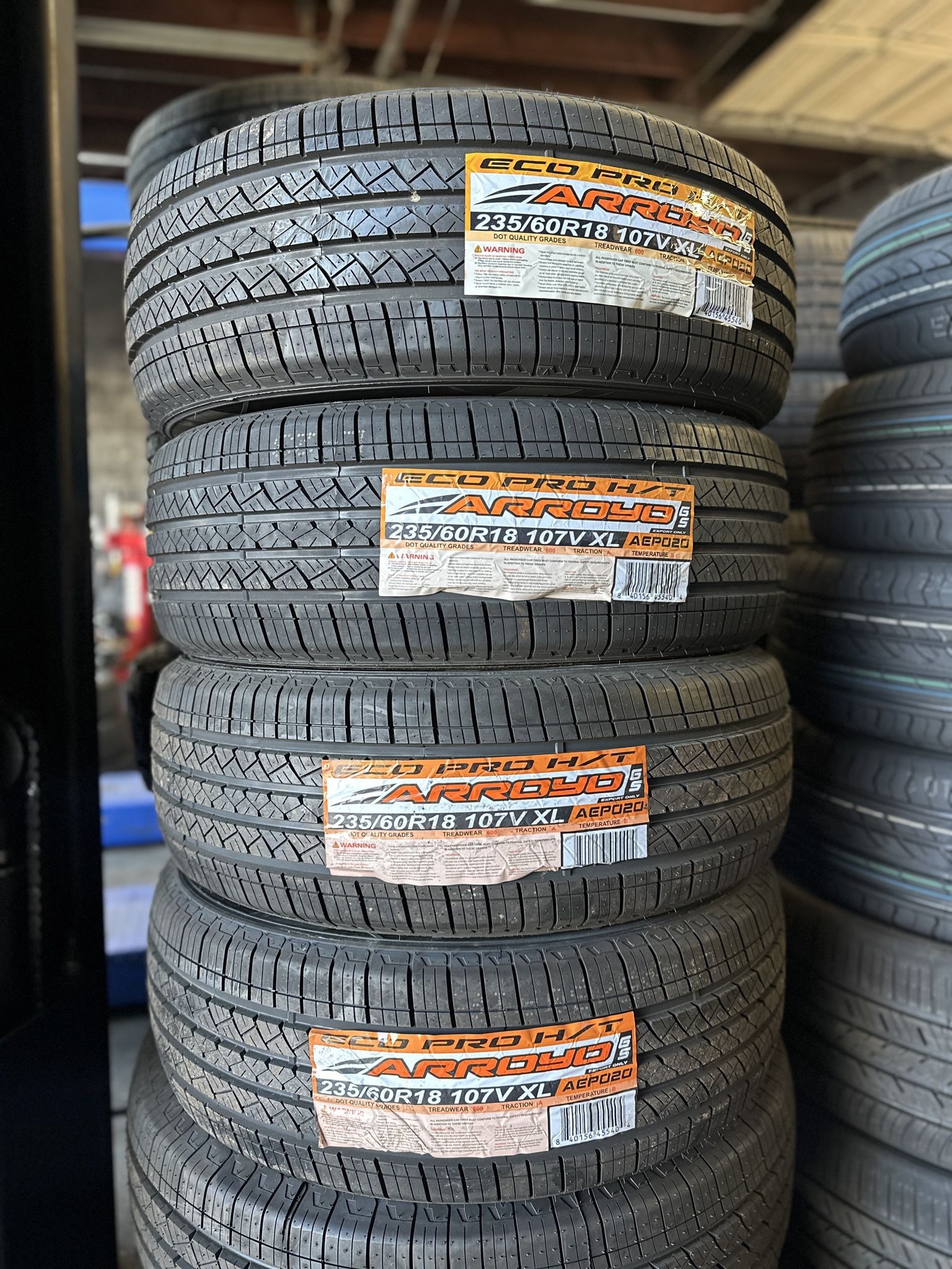 235/60/18 Arroyo Brand New Tires Mounted And Balanced Montadas Y Balanciadas Gratis for Sale in ...