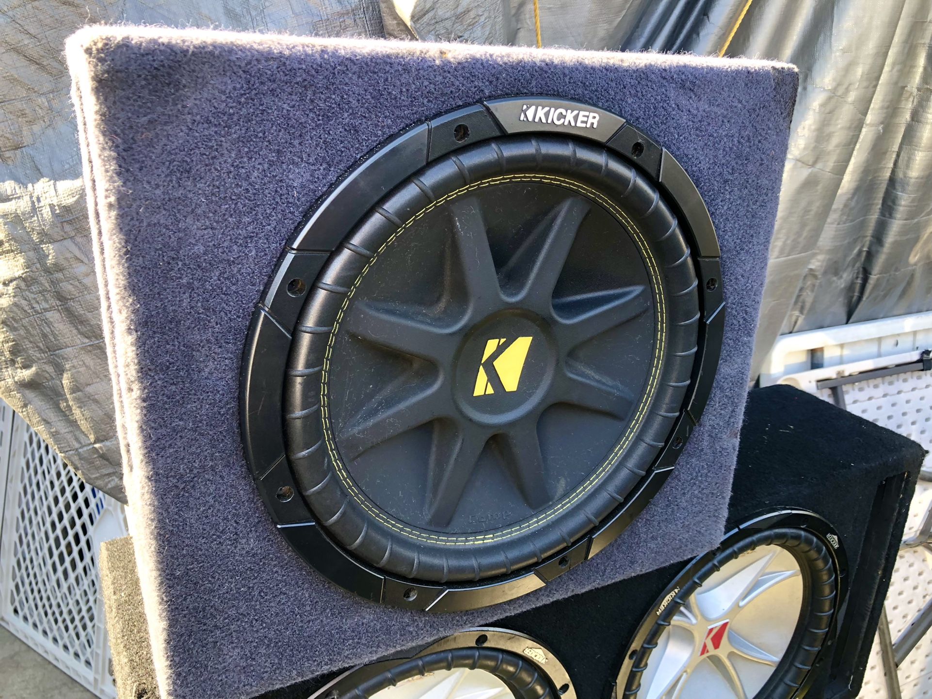 12 Inch Kicker Comp Subwoofer Box for Sale in Los Angeles, CA - OfferUp