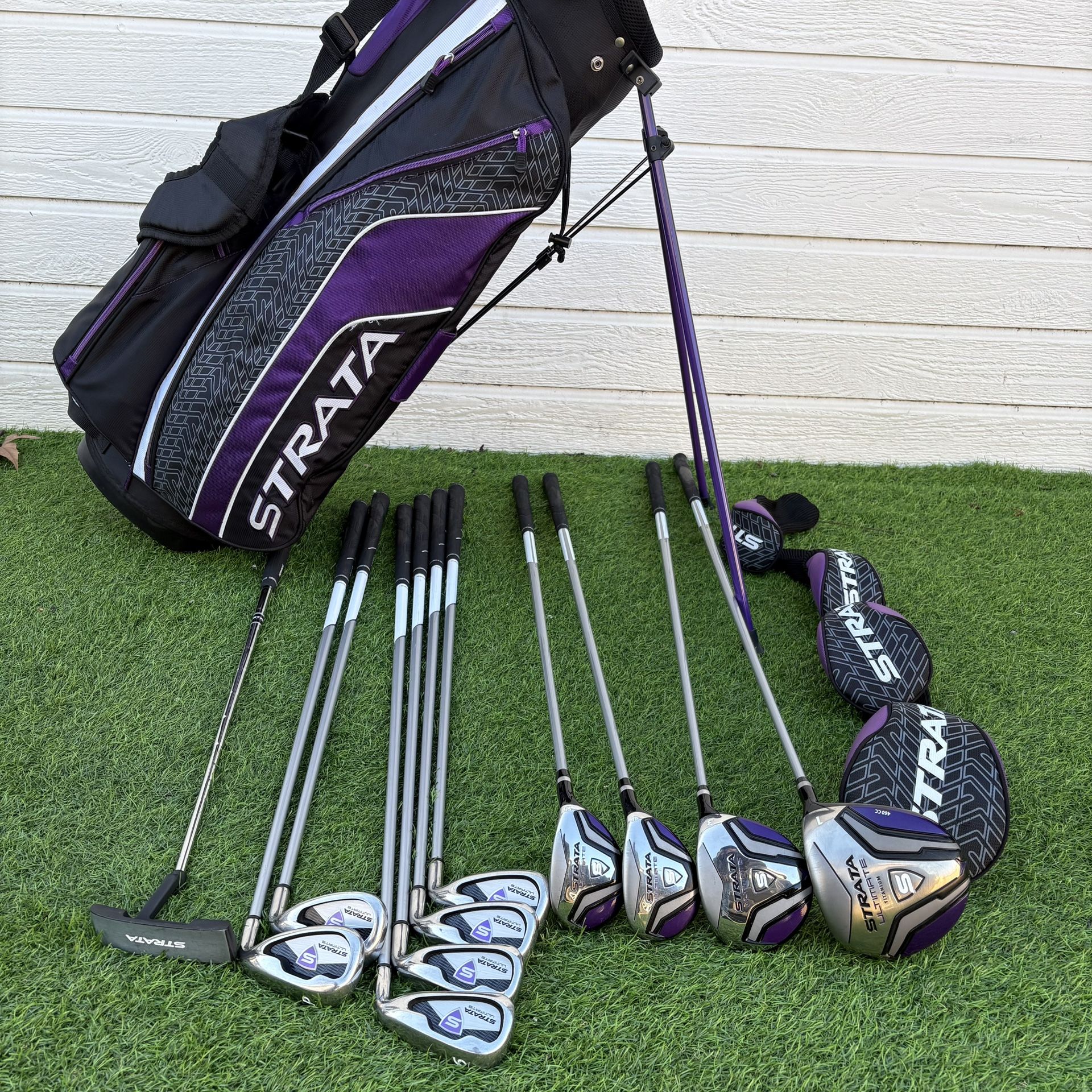 Callaway Strata Womens 16 Piece Golf Set Graphite Shafts for Sale in ...