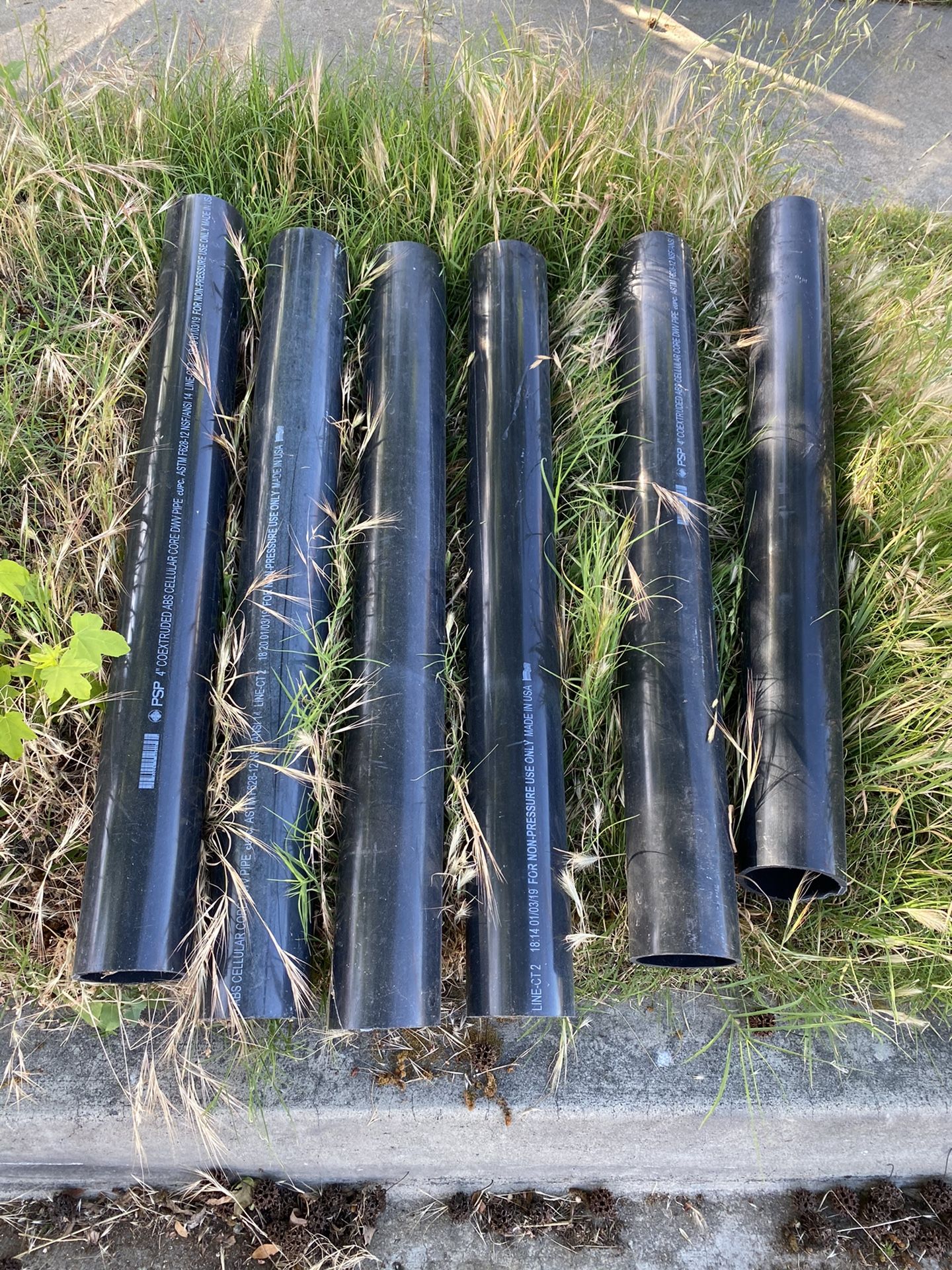 4” coextruded ABS cellular core DWV pipe for Sale in San Diego, CA ...