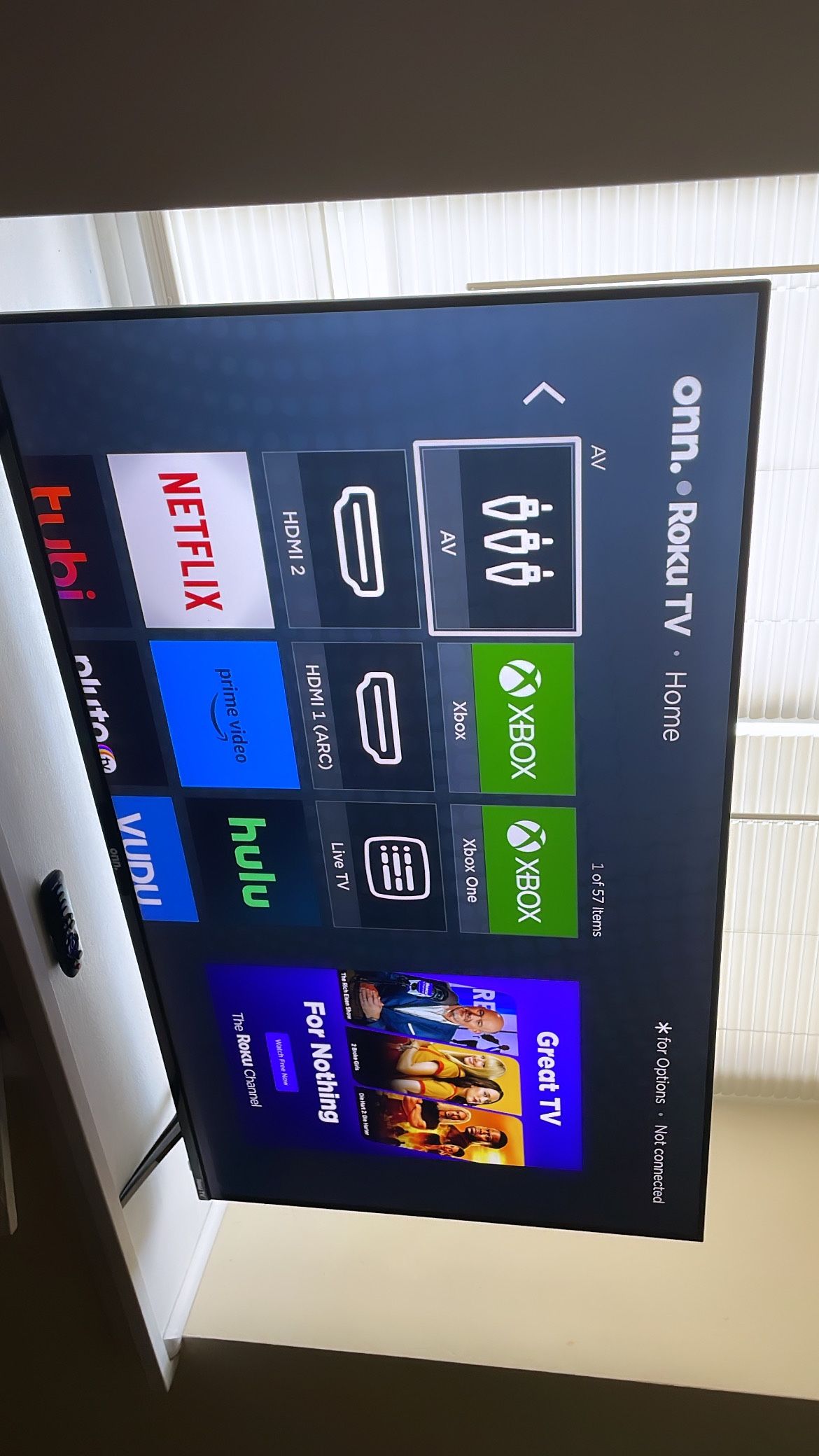 ONN 55 Inch Tv for Sale in Wilmington, DE - OfferUp