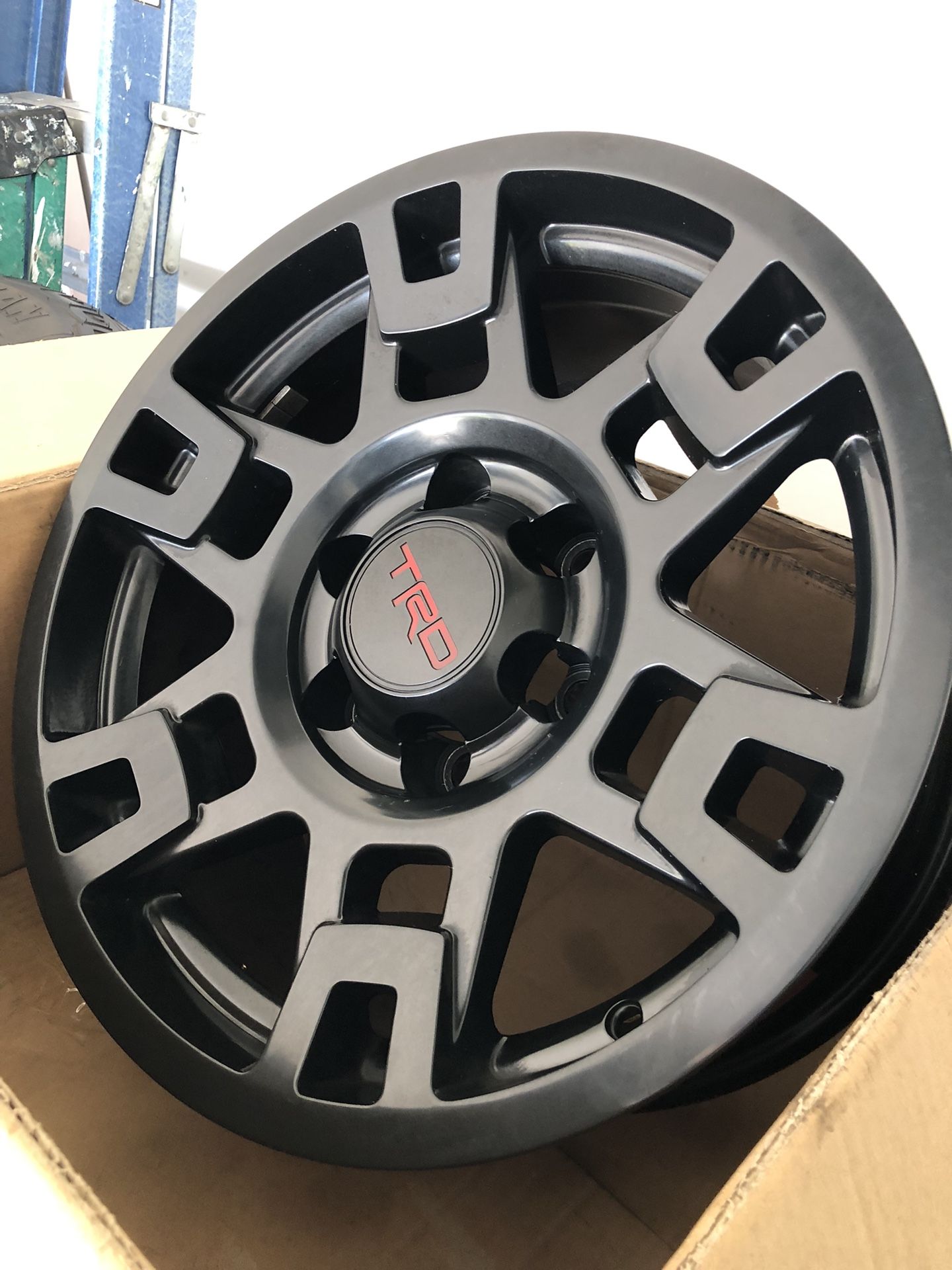 4-OEM TOYOTA TRD PRO 17” BLACK TACOMA/4RUNNER/FJ CRUISER RIMS/WHEELS ...