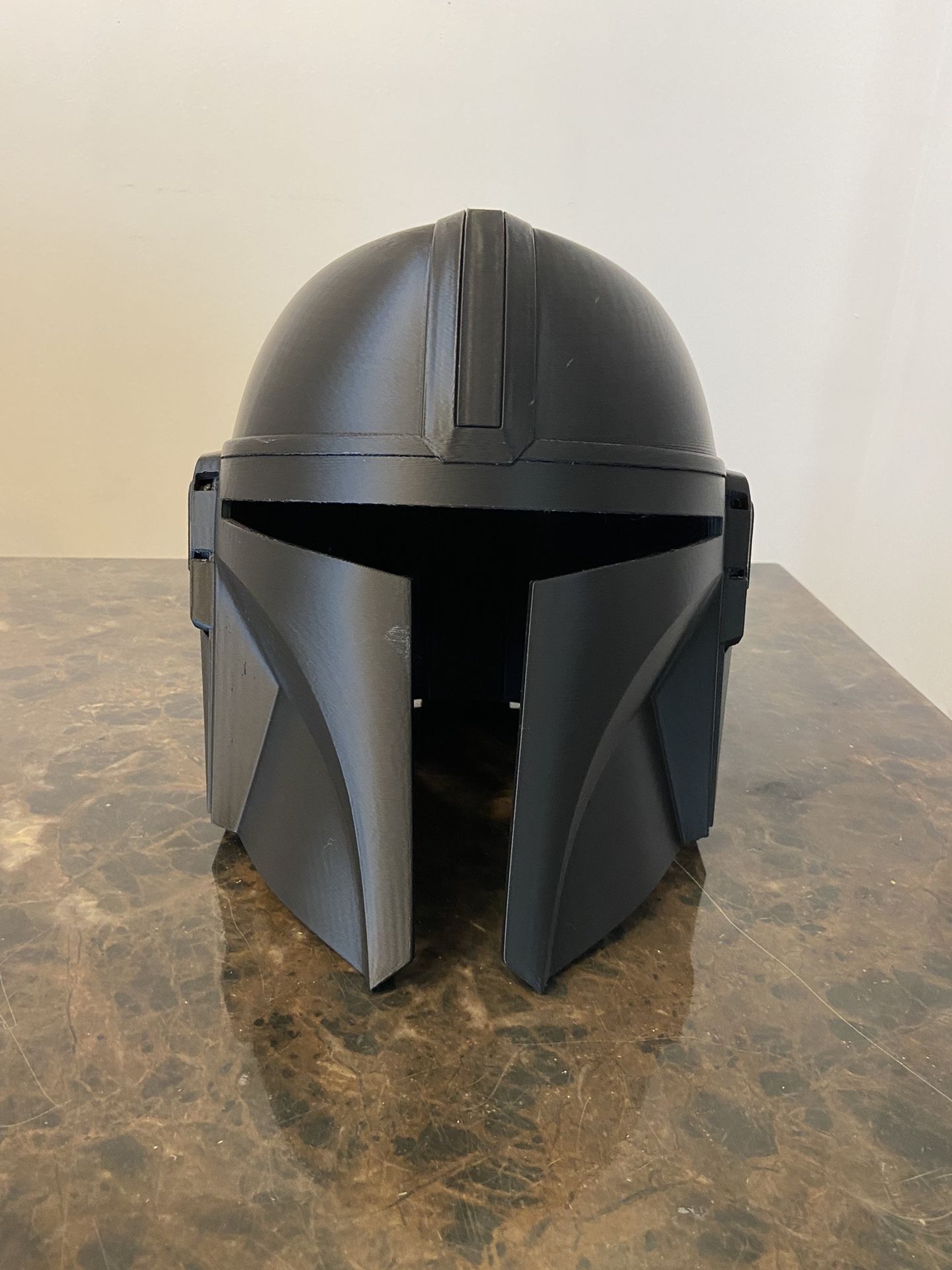 Mandalorian helmet (raw Print) - cruiseboatoman.com