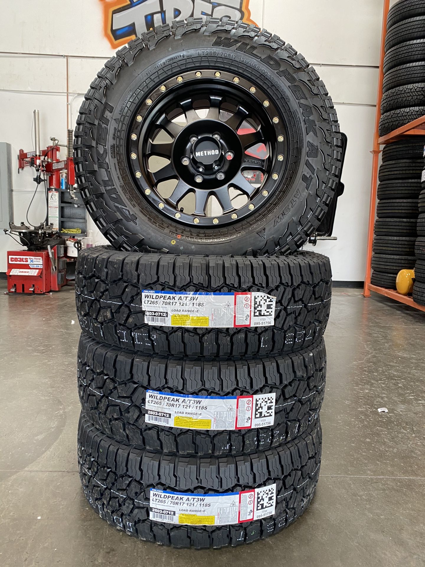 New Method 304 Double Standard with LT 265/70R17 Falken AT3 for Sale in ...