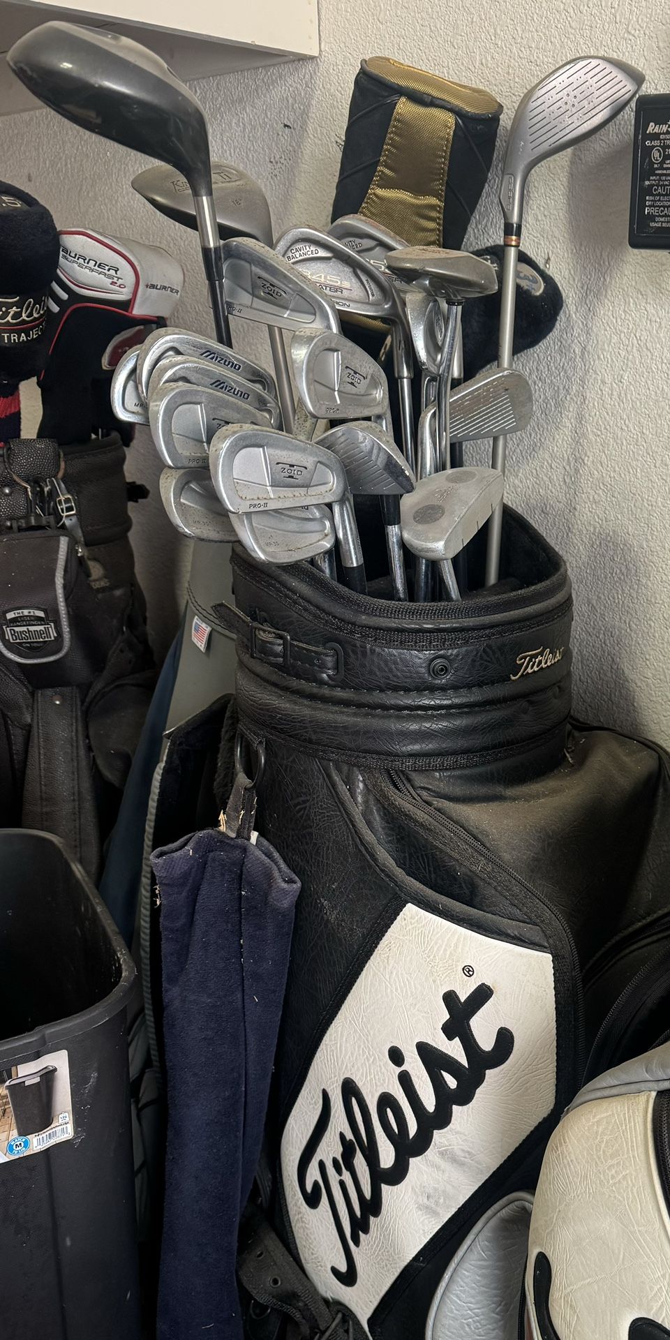 Complete Golf Club Set w/ Mizuno Irons & Titleist Bag – Great for ...