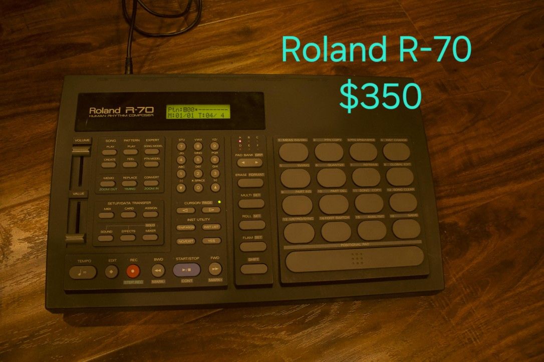 Roland R-70 Drum Machine for Sale in Mount Baldy, CA - OfferUp