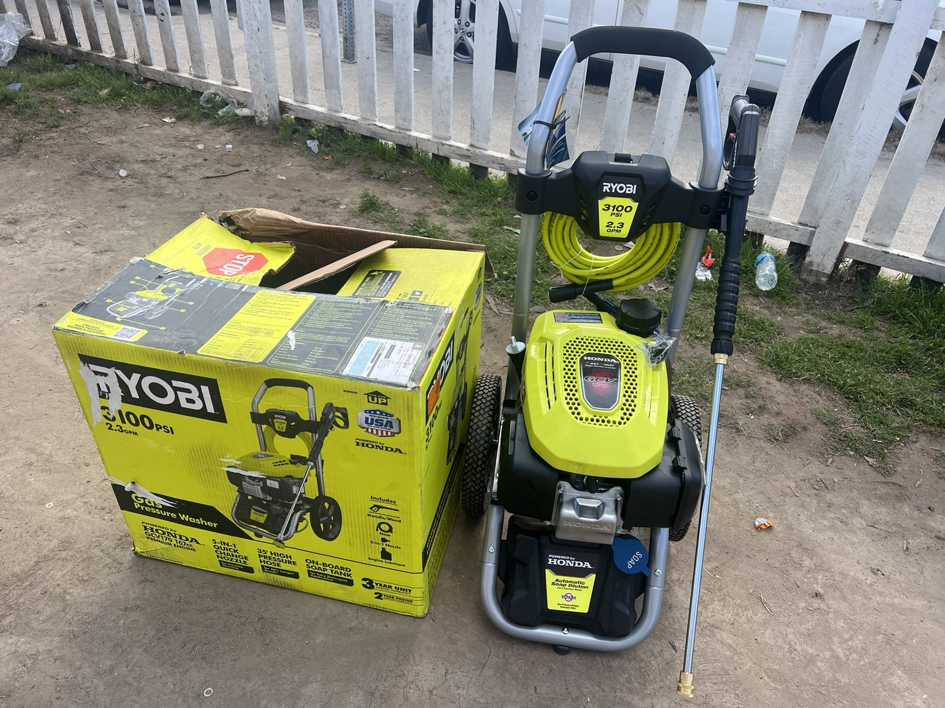 RYOBI 1900 PSI GPM Cold Water Wheeled Corded Electric, 48% OFF