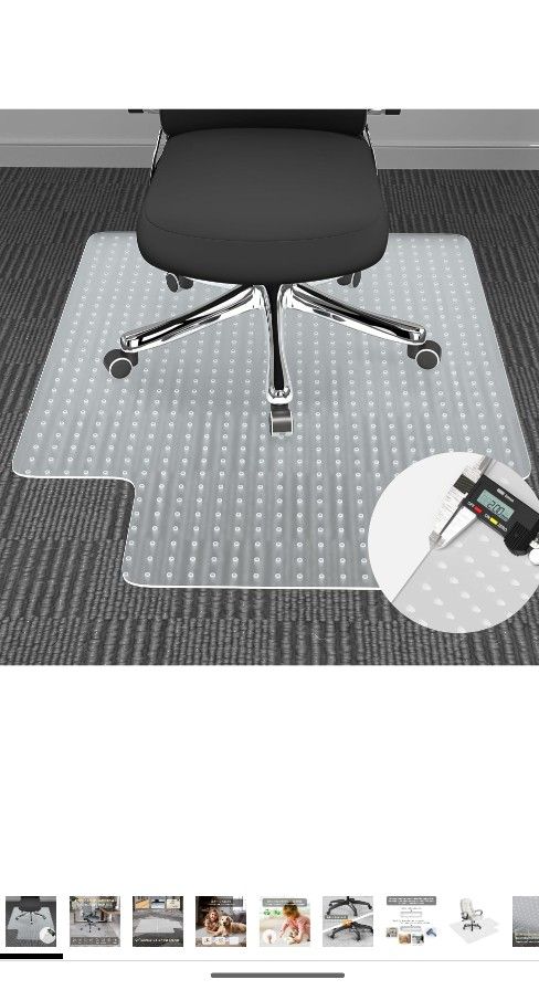 Chair Mat for Carpets 36x48 inch, Computer Desk Mat for Carpets ...