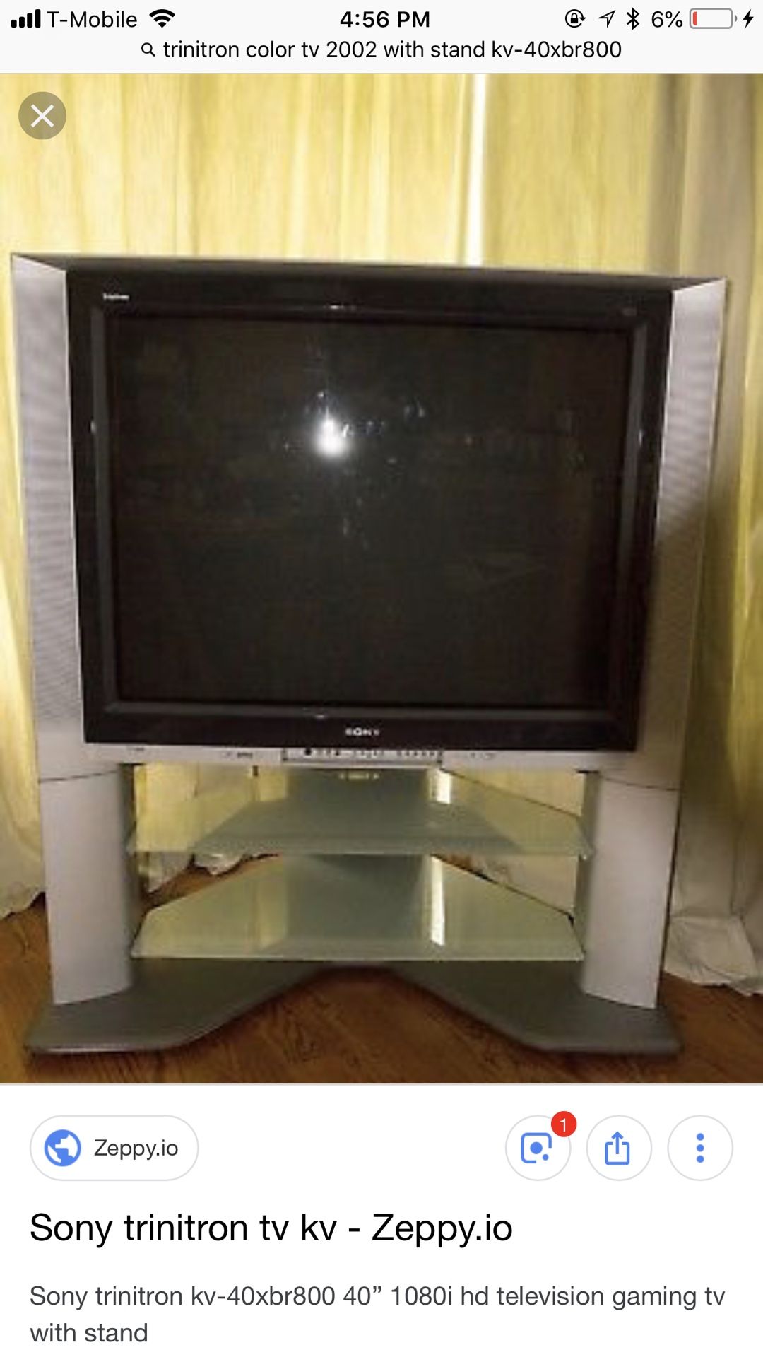 Sony KV-40XBR800 40" FD Trinitron Wega XBR HDTV-ready TV for Sale in ...