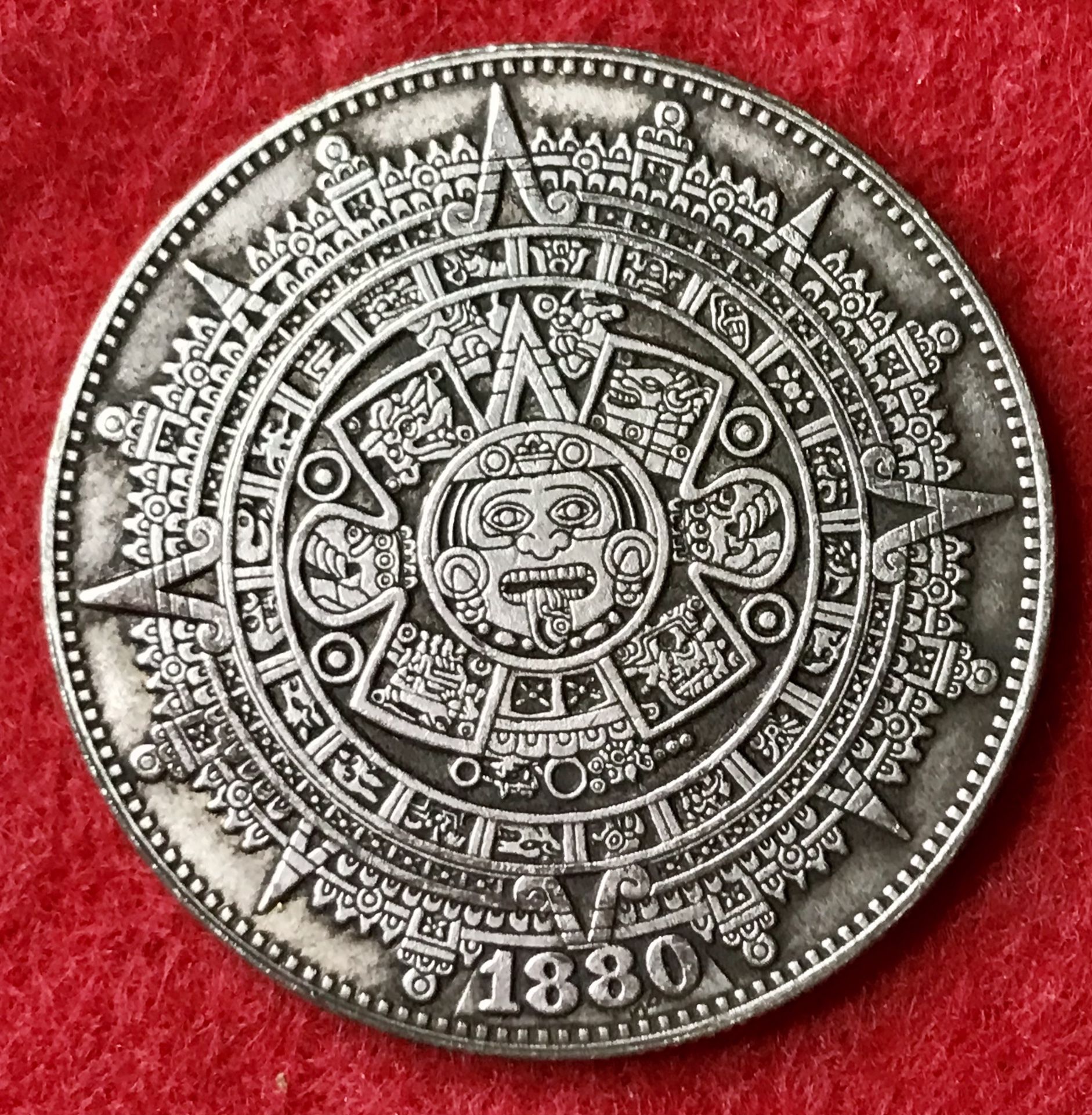 Large Aztec Coin. First $20 Offer Automatically Accepted. Shipped Same ...