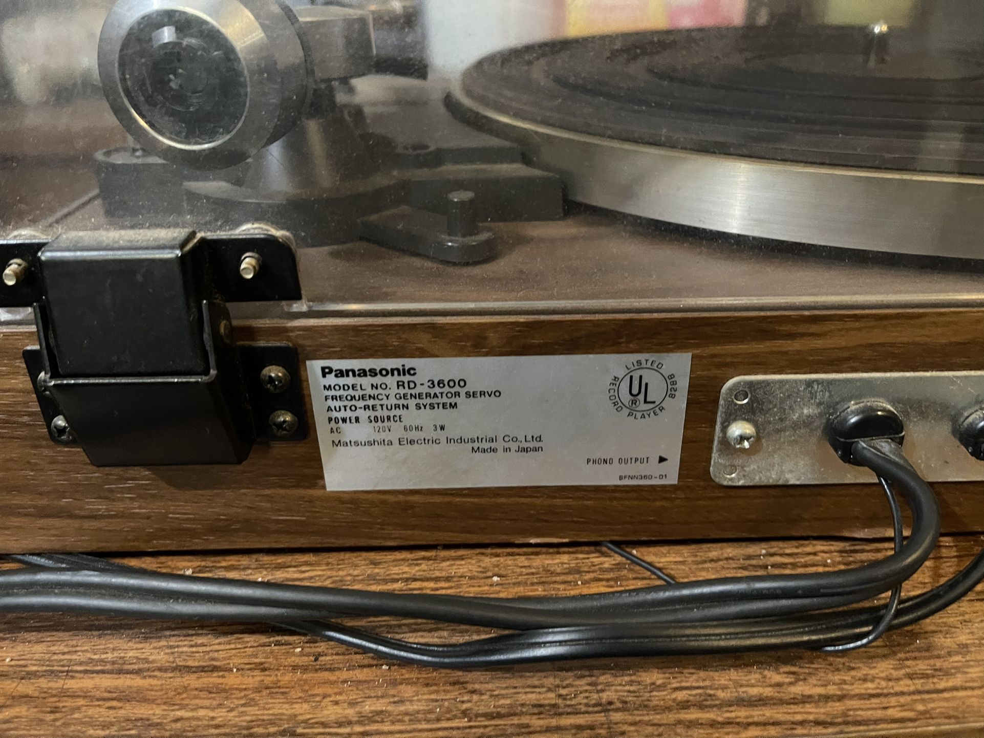 Panasonic Turntable for Sale in Los Angeles, CA - OfferUp