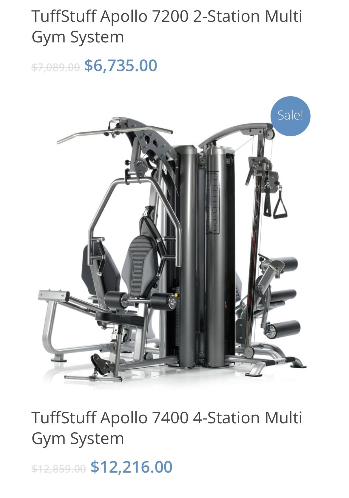 Gym Exercise Equipment Apollo 7400 for Sale in Diamond Bar, CA - OfferUp