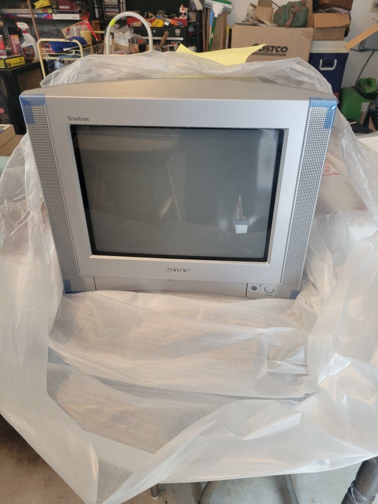 NEW!!! Vintage Sony Trinitron KV-13FS100 13" CRT TV Retro Gaming TESTED ...