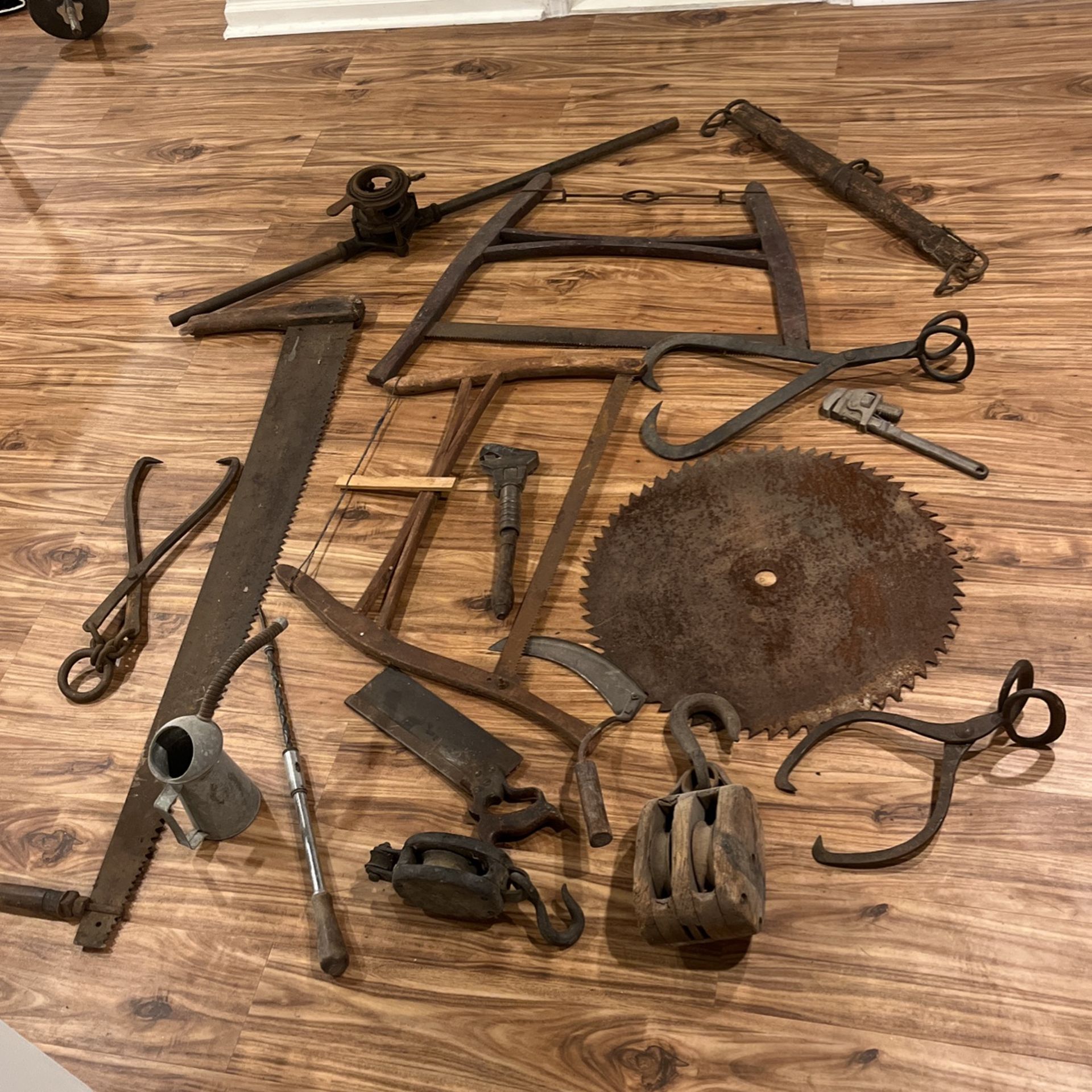 old farm tools, antique, selling together for Sale in Palos Heights, IL ...