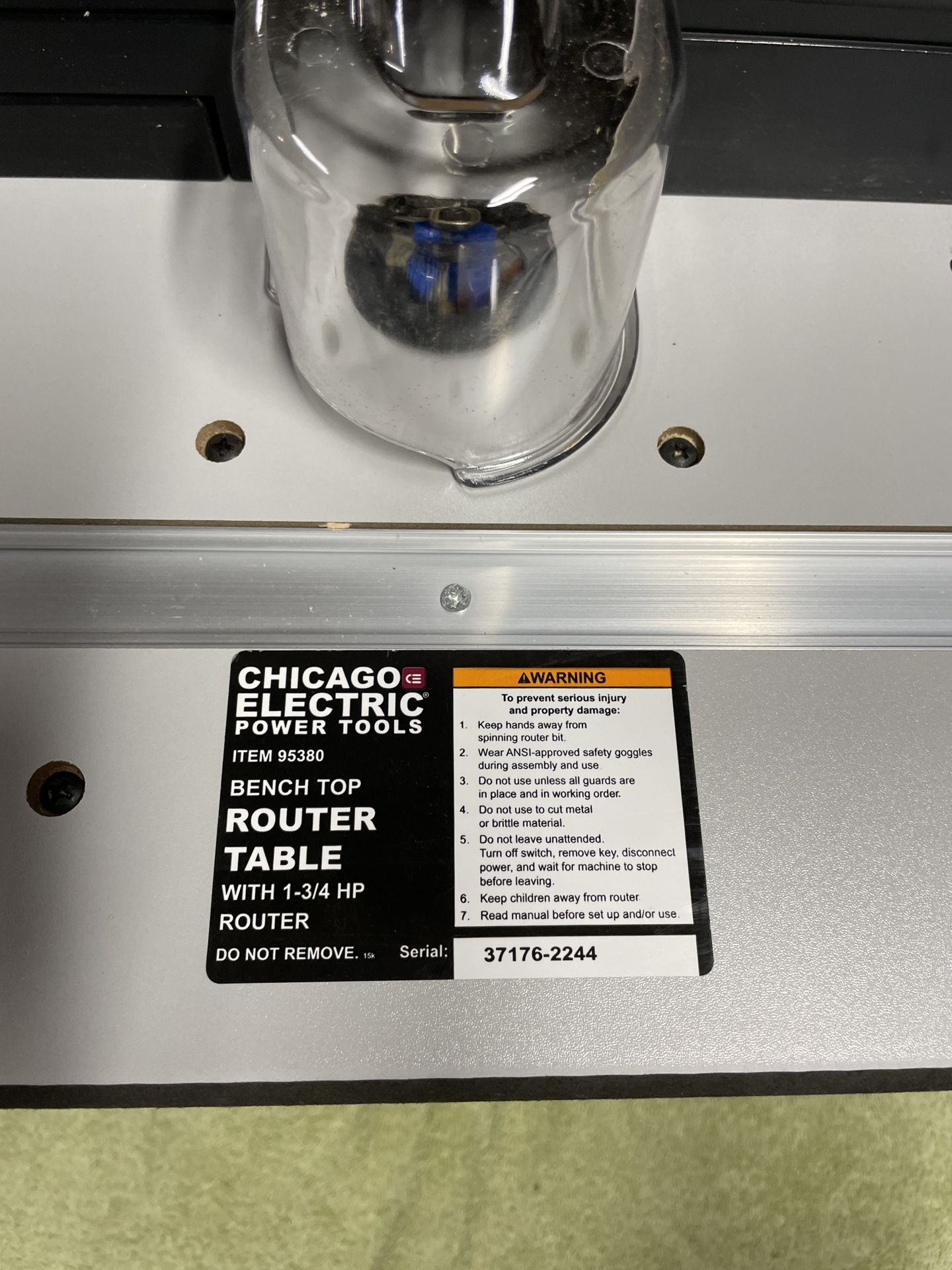 Chicago Electric Bench Power Router Table for Sale in Smyrna, DE - OfferUp