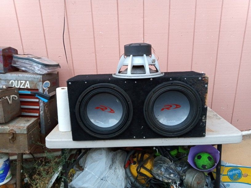 Alpine Type R First Gen 12" Subwoofers 3000watts Maxx Each for Sale in ...