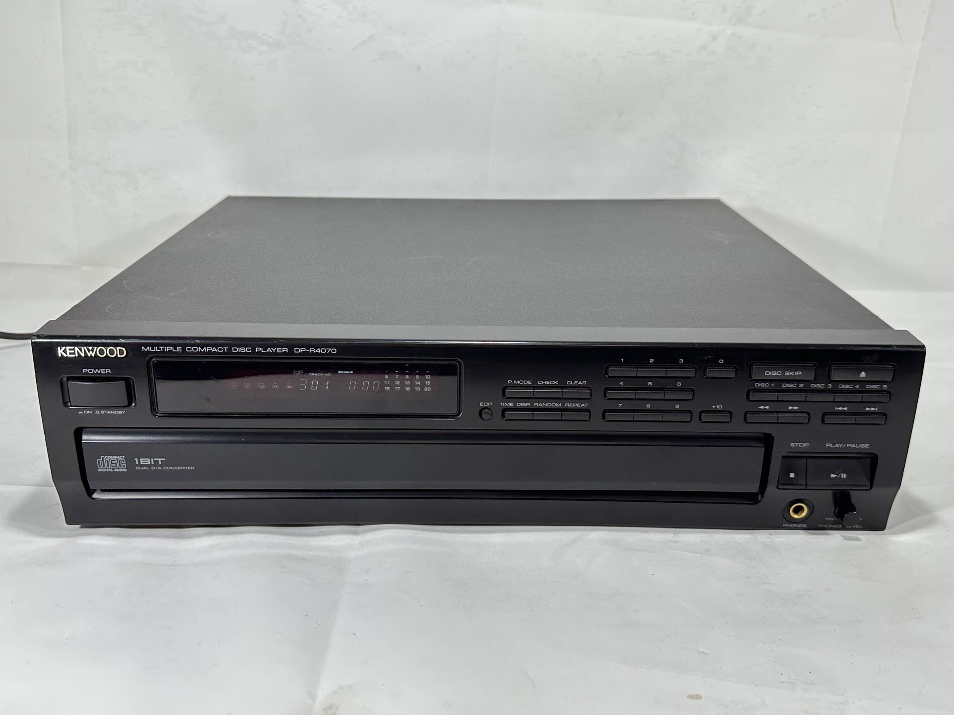 Kenwood DP-R4070 ~ Multiple Compact Disc Player 5-Disc CD Carousel ~ NO ...