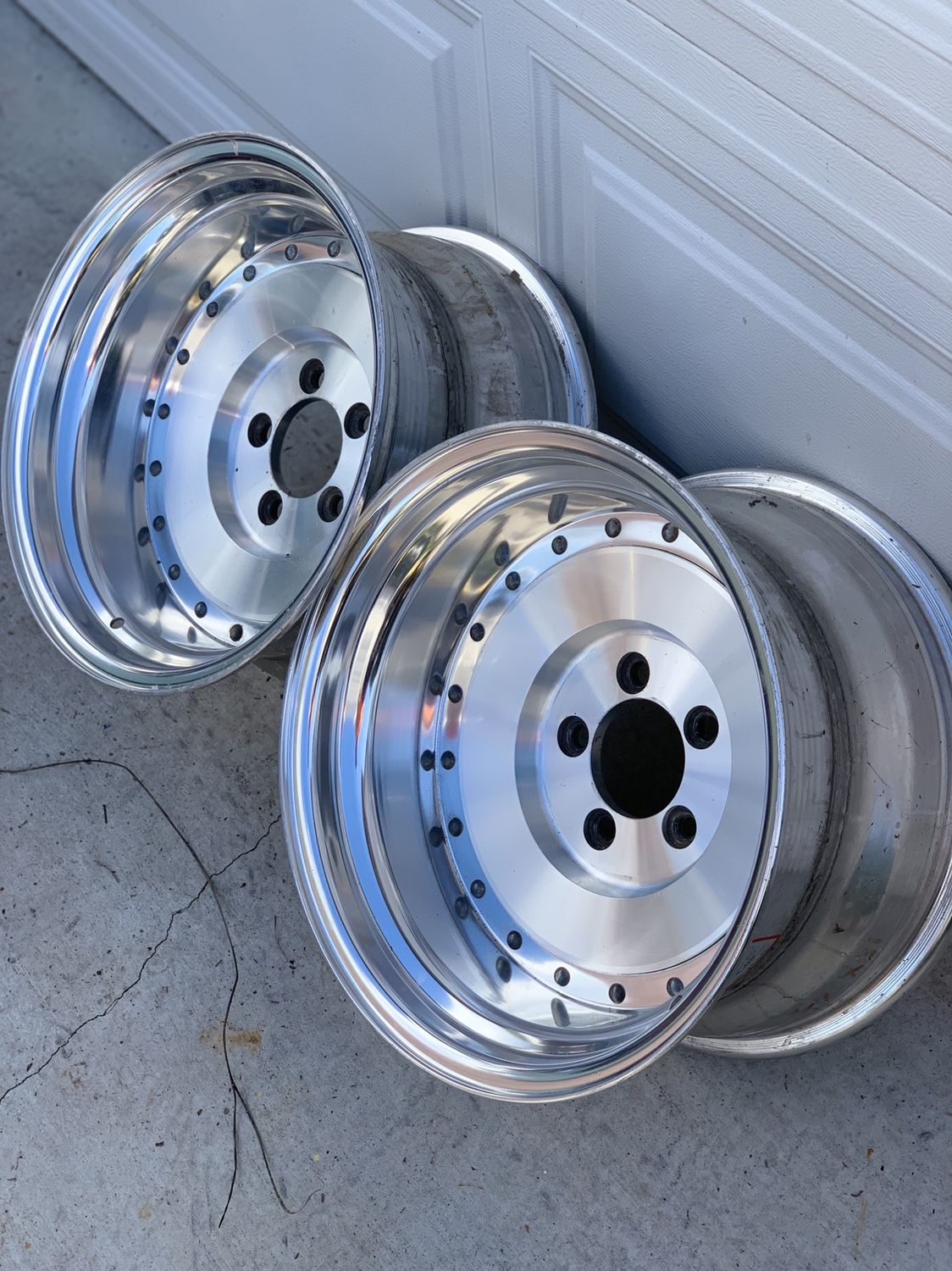 PAIR Of Vintage Enkei Racing Rims 15” Forged Alloy Wheels 5 Lug Ford ...