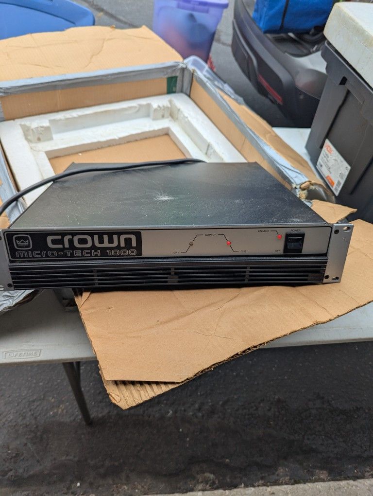 Crown Micro Tech 1000 amp for Sale in Egg Harbor Township, NJ - OfferUp