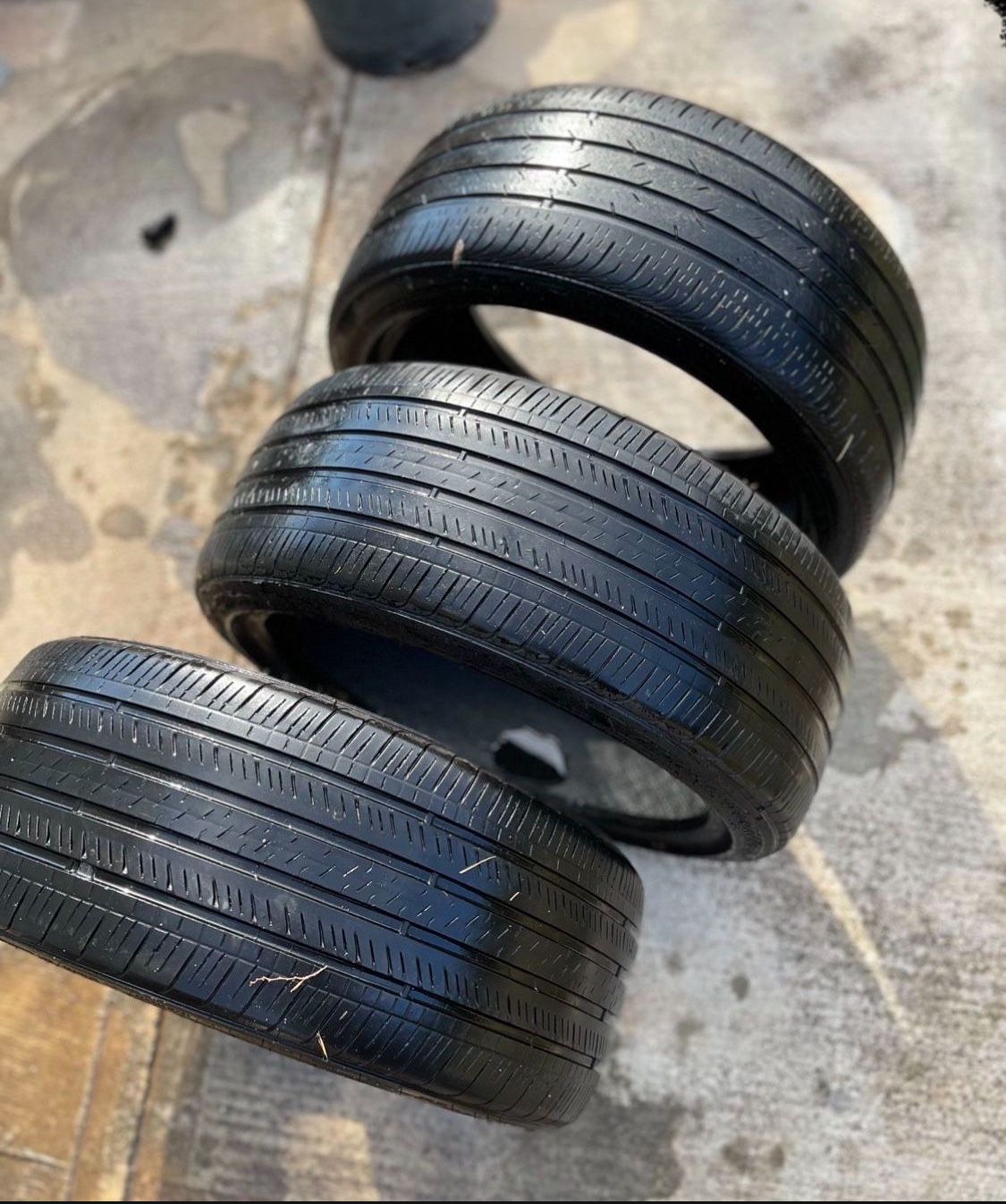 STEAL! Three tires (235/40R19 96V) $60 FIRM for Sale in Fayetteville ...