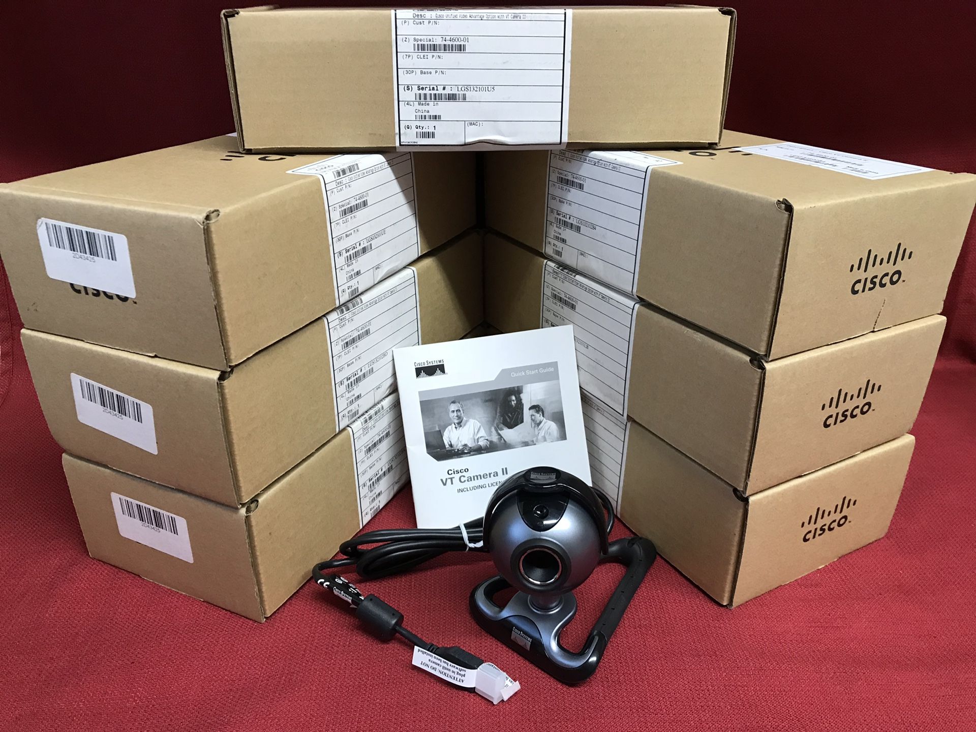 8-Cisco 74-4600-01 VT Camera II USB Webcam NEW SEALED for Sale in Las ...
