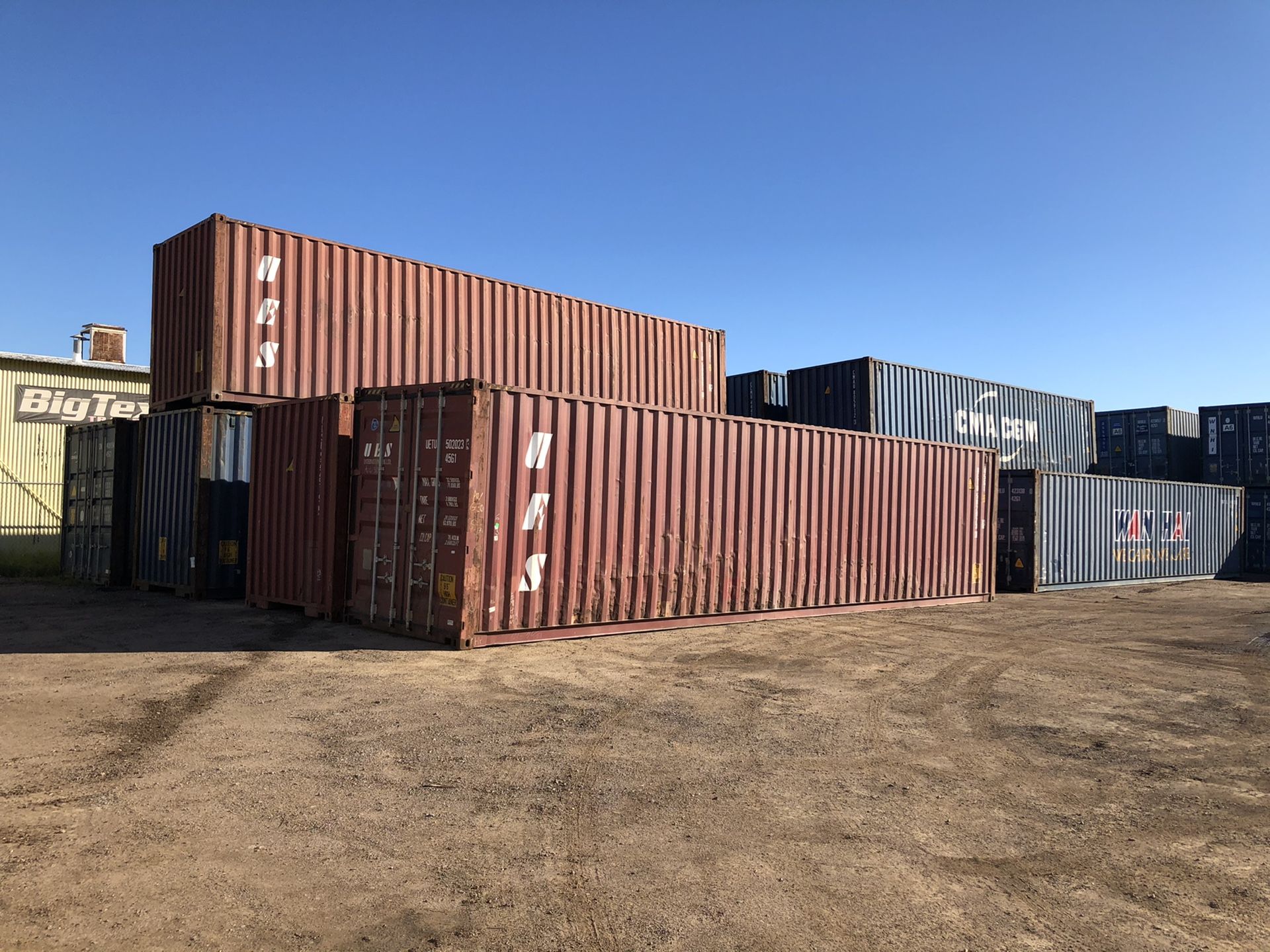 LOCAL 8x40 HIGH CUBE 9’6” extra tall shipping cargo container connex ...