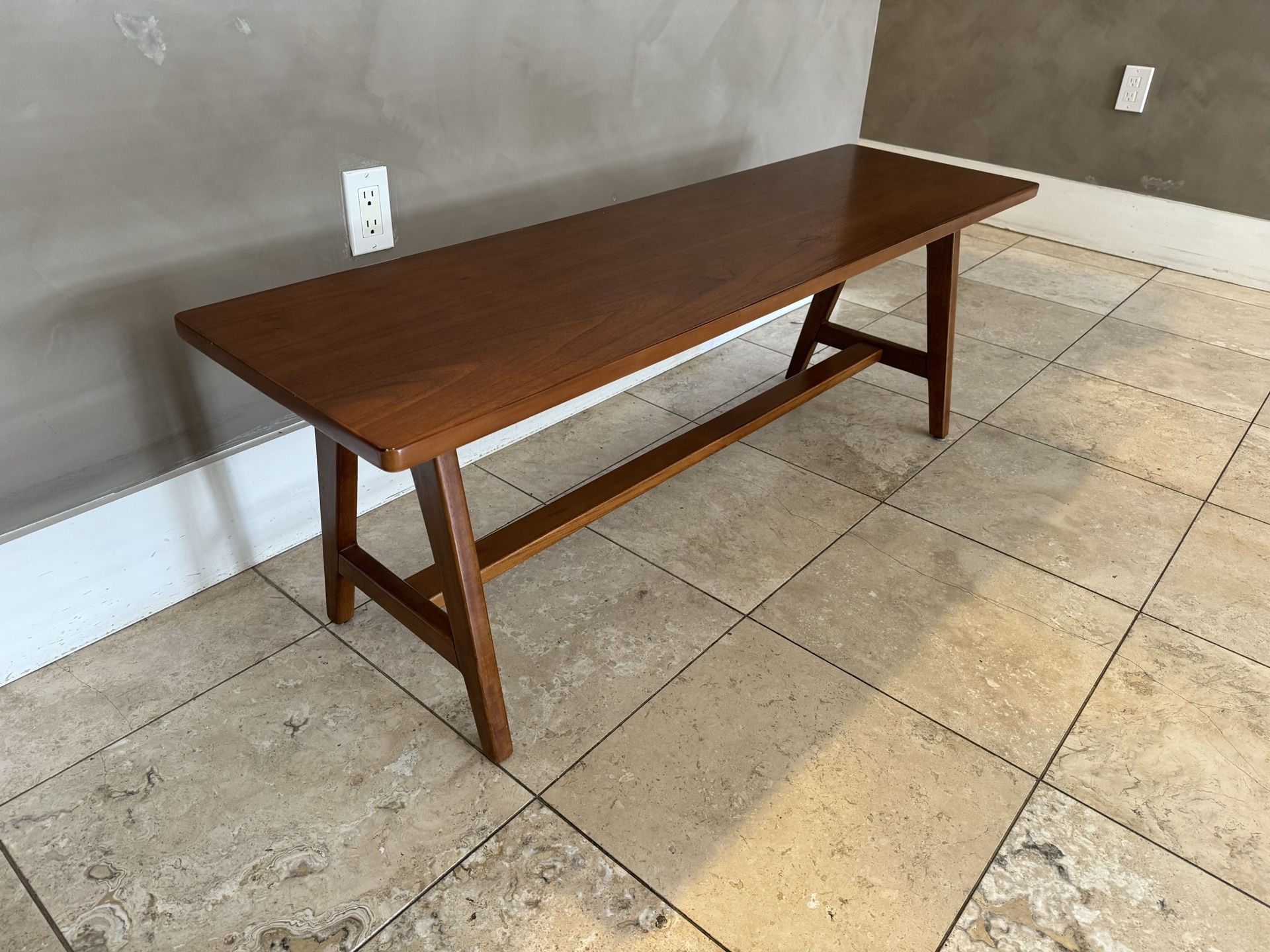 West Elm A-Frame MCM Style Bench for Sale in Hollywood, CA - OfferUp