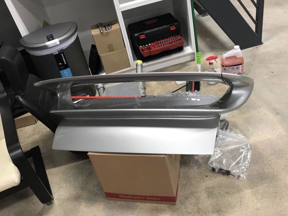 OEM Porsche 911 996 GT3 C2 C4 AeroKit Taco Wing Lid Engine Deck Lid ...