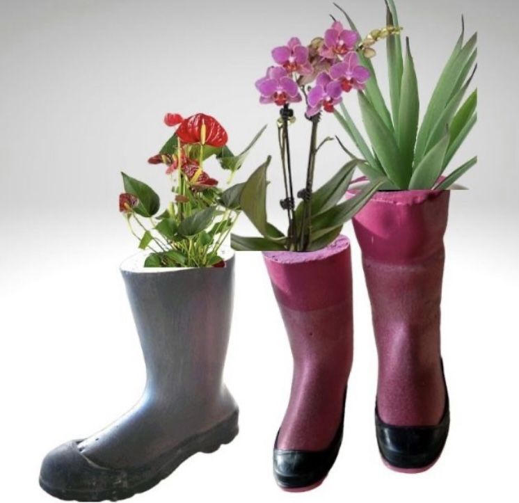 Concrete Boot Planters for Sale in Tigard, OR - OfferUp