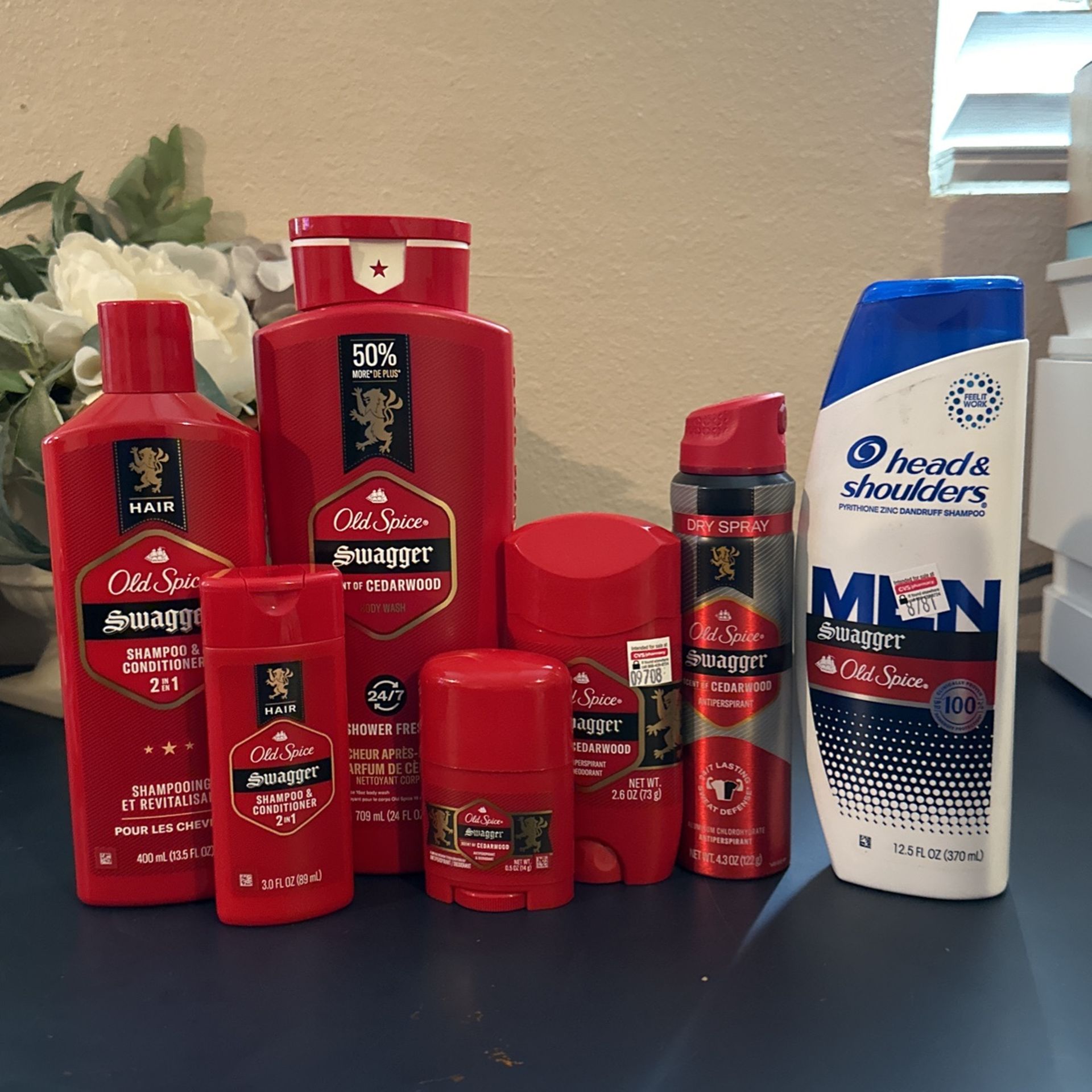 Old Spice Swagger 7 Items Bundle Body Wash Shampoo Deodorants for Sale ...