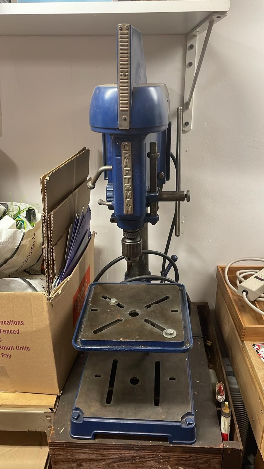 Super Rare 1940's Craftsman King Seeley 13-1/4" Mohawk Drill Press 103. ...