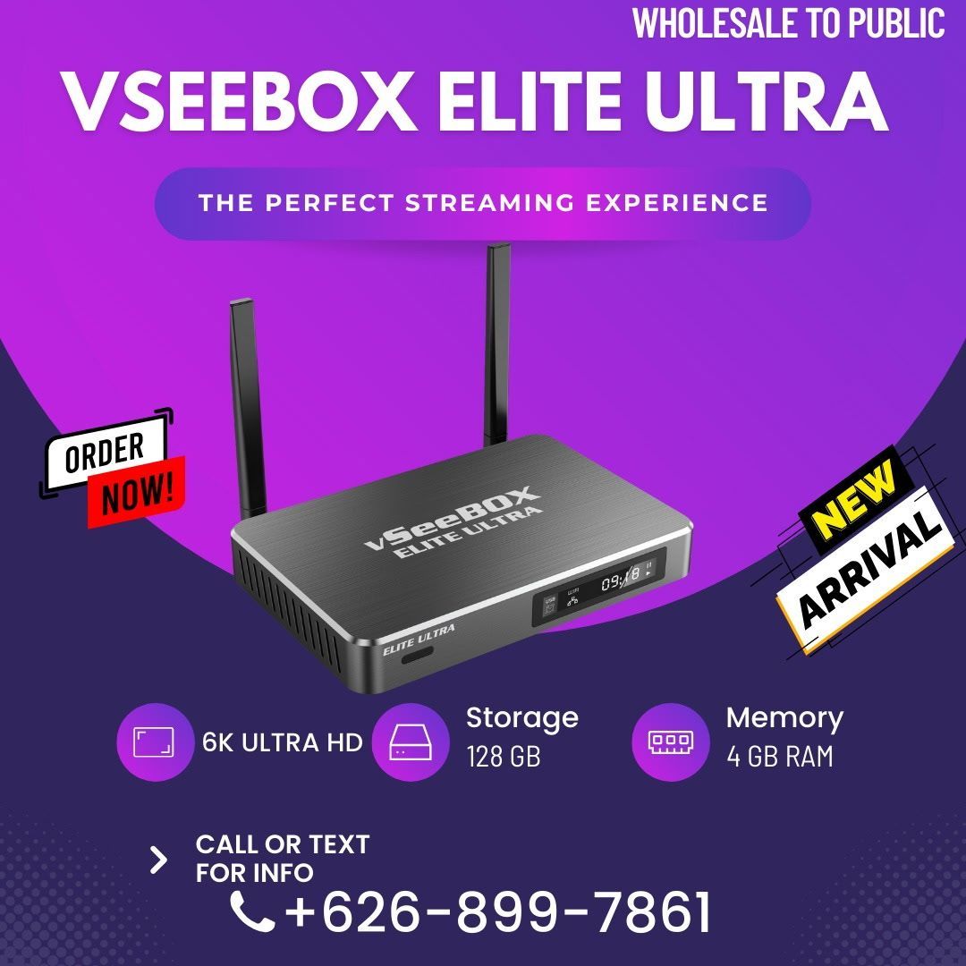 Vsee Elite Ultra SuperBox Super Box S6 Ultra Max Pro VseeBox Vsee Box ...