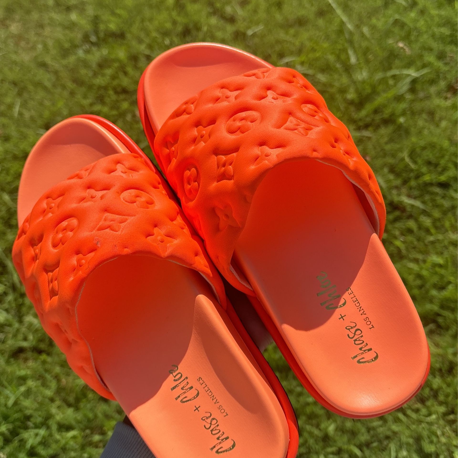 Orange Slides Size 6. Brand CHASE+CHLOE 45.00$ for Sale in Fayetteville ...