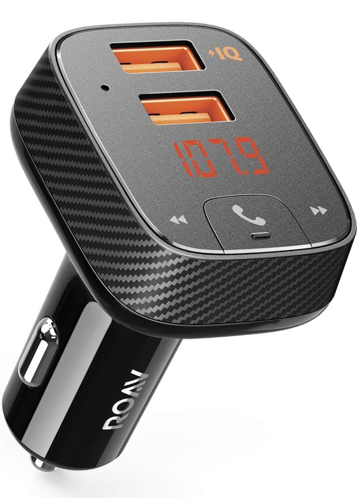 ROAV SmartCharge F2 Bluetooth FM Transmitter, Wireless Audio Adapter ...