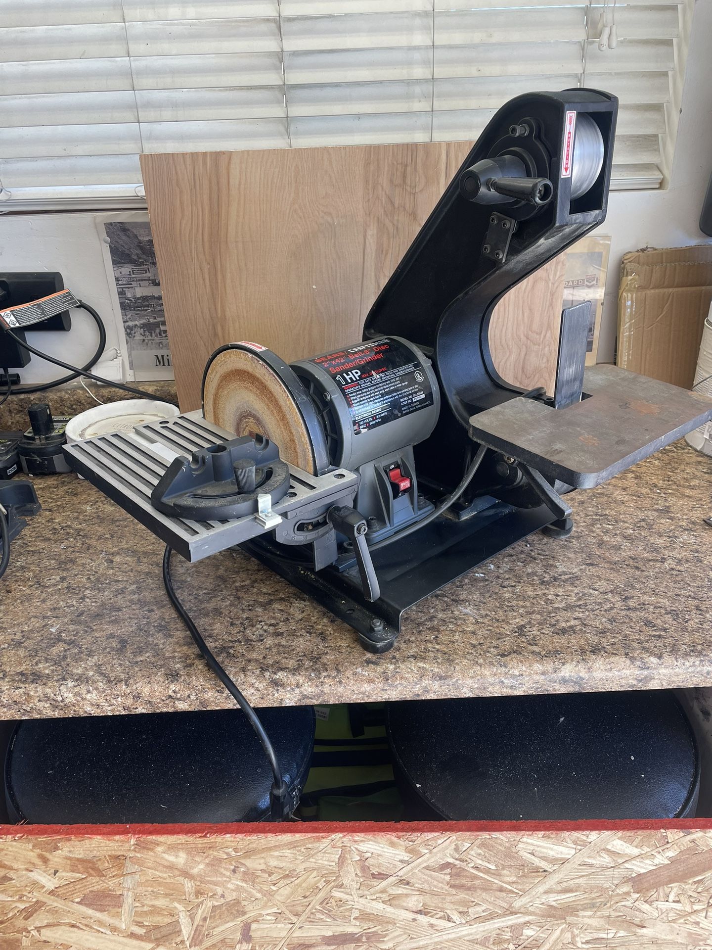 Craftsman Belt / Disc Sander/ Grinder for Sale in Lake Forest, CA - OfferUp